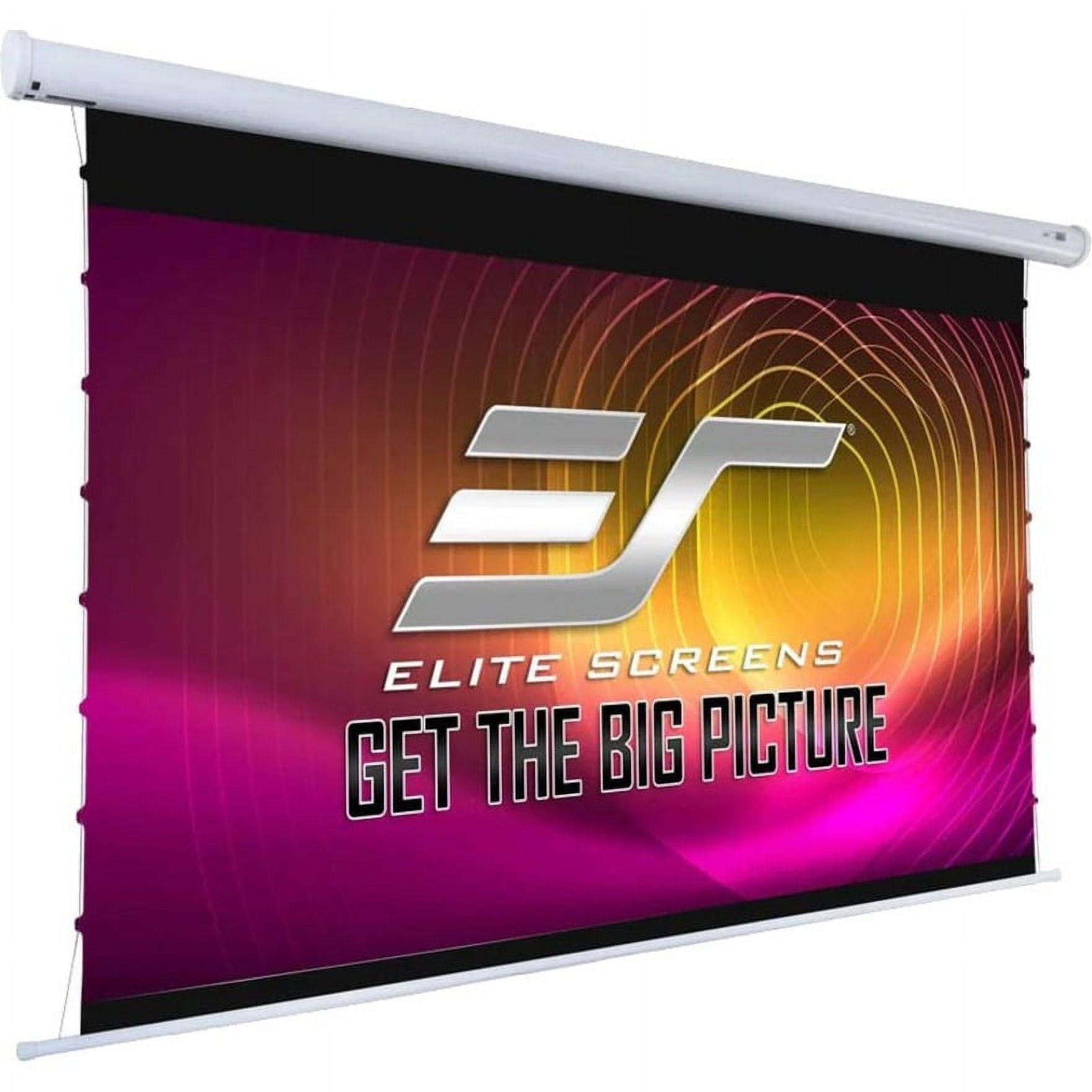Elite Screens VMAX Tab-Tension 3 VMAXT100XWH3 100" Electric Projection ...