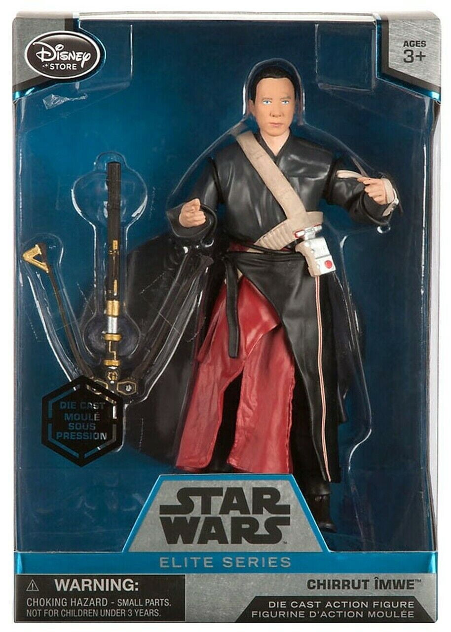 Elite Series Chirrut Imwe Die Cast Action Figure, 6.5 Inch Collectible ...