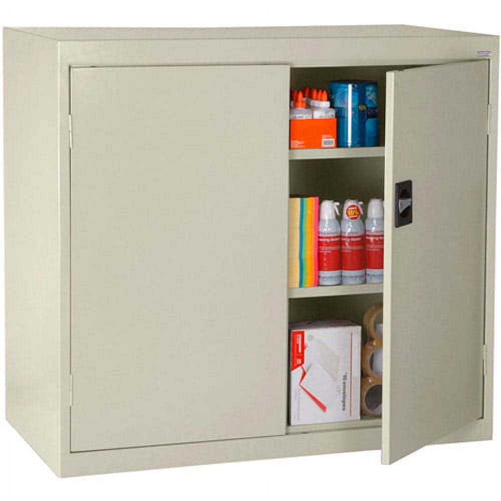 Elite Series Counter Height Storage Cabinet with Adjustable Shelves, 46 ...