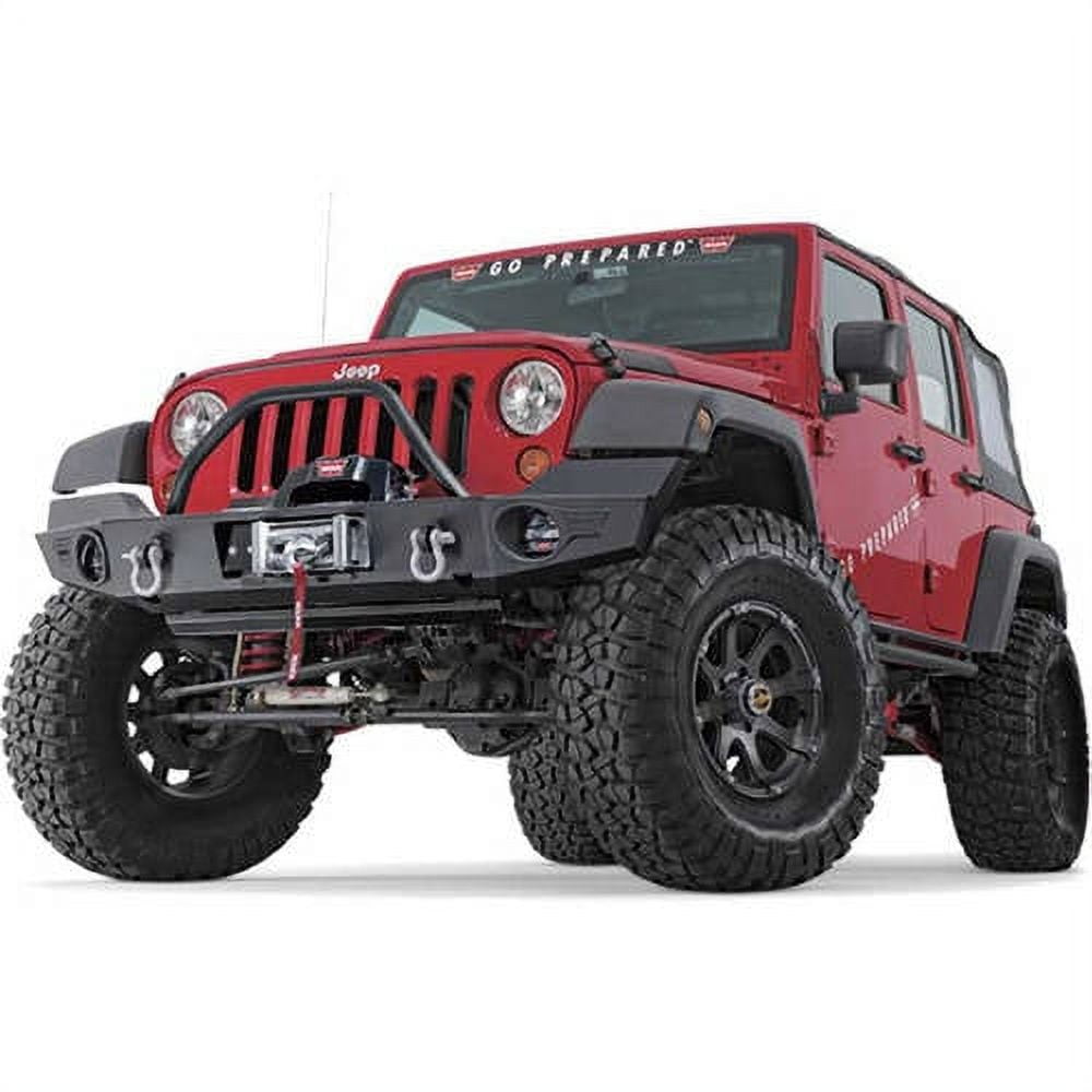 Elite Series Front Jk Jeep Bumper with Grill Guard Tube - Walmart.com