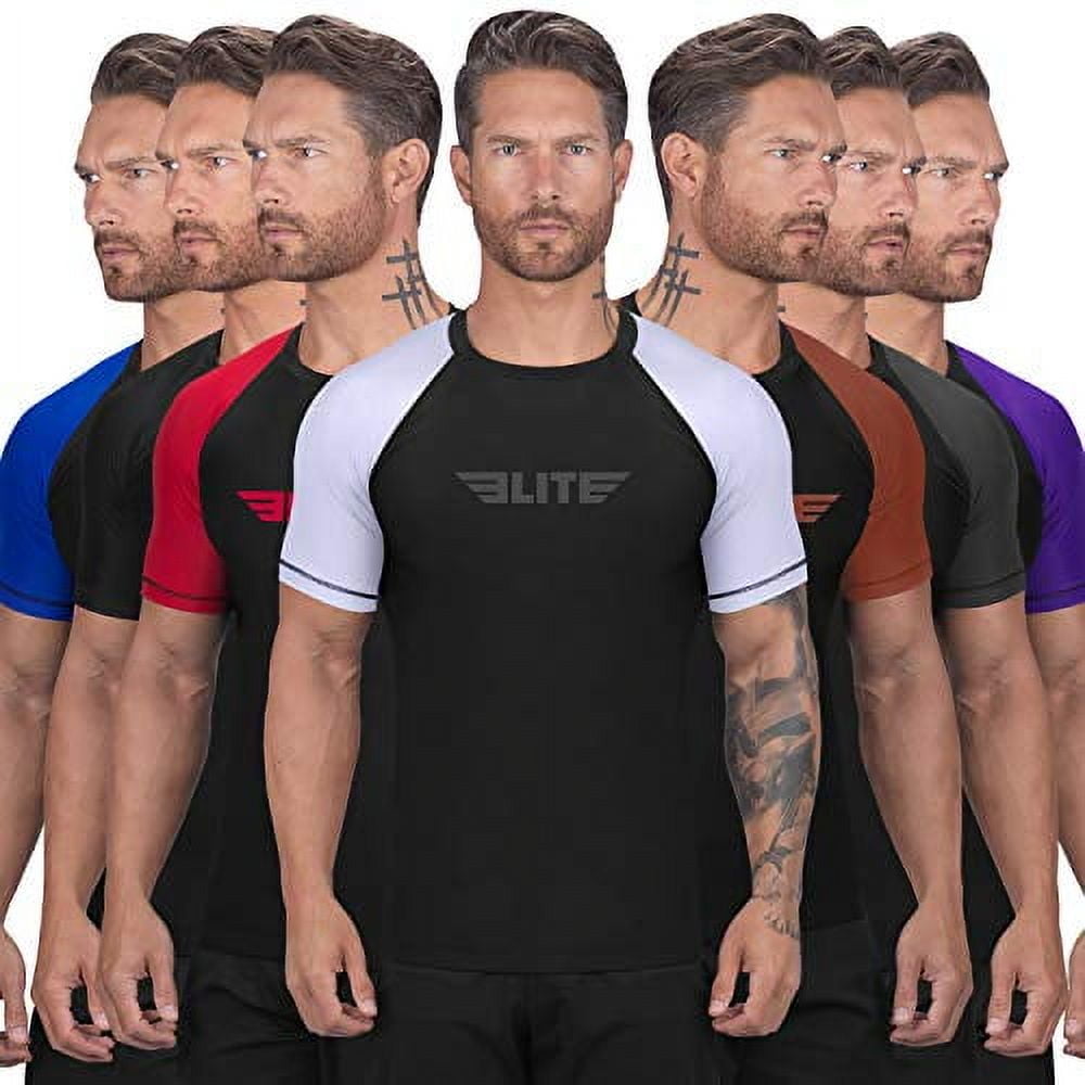 Elite Sports BJJ Jiu Jitsu Rash Guards, Men?s BJJ, No GI, MMA Ranked ...