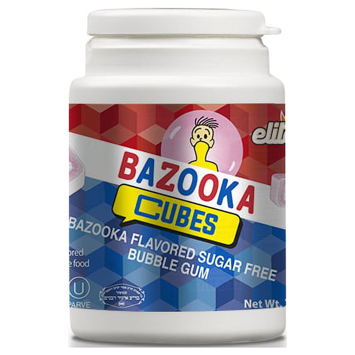 Elite Sugar Free Bazooka Cubes, Kosher Candy, 2oz - Walmart.com