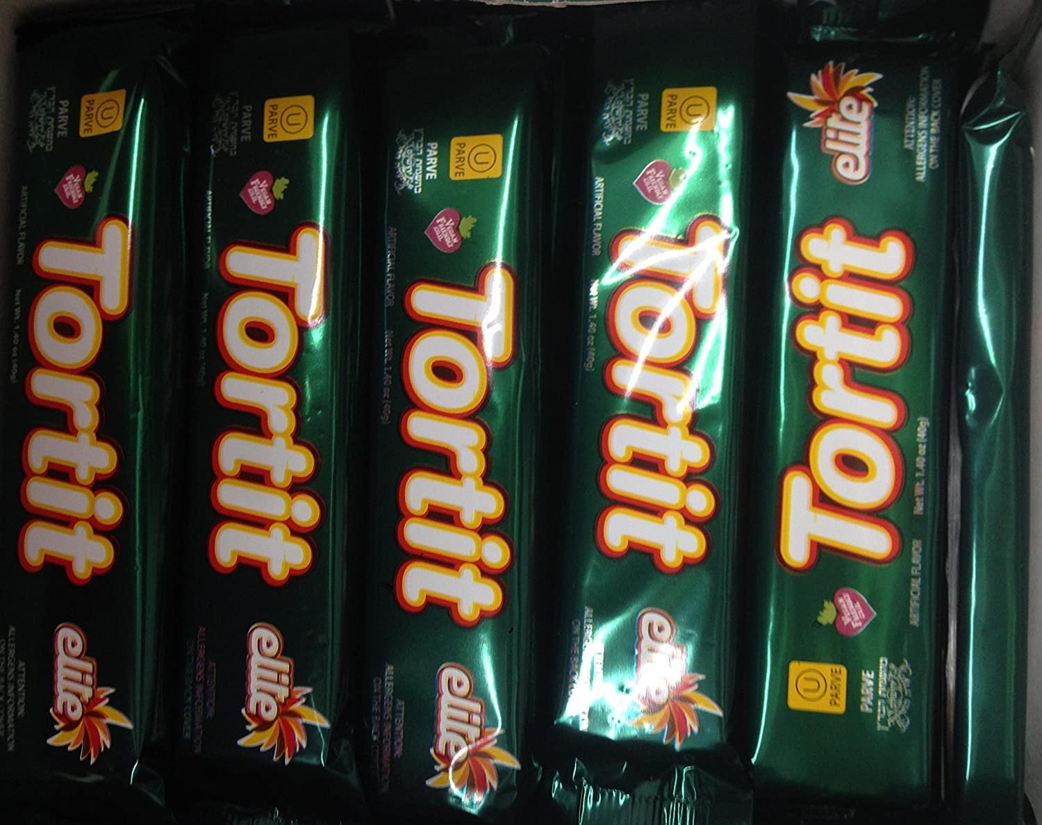 Elite Tortit Coated Wafer Filled With Almond Cream 1.4 Oz. Pack Of 12 ...