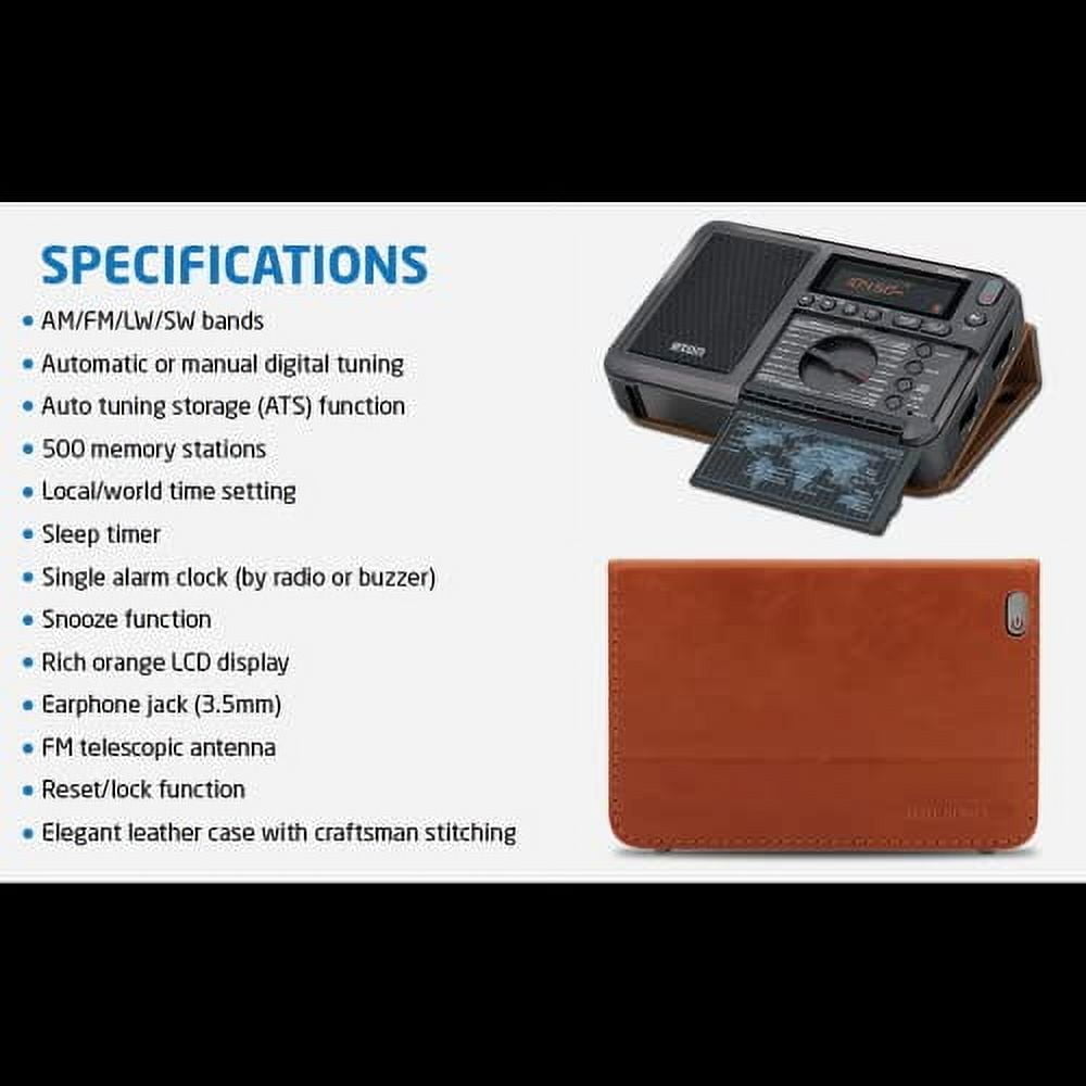 Elite Traveler AM/FM, Longwave, Shortwave Radio with RDS, World Clock ...