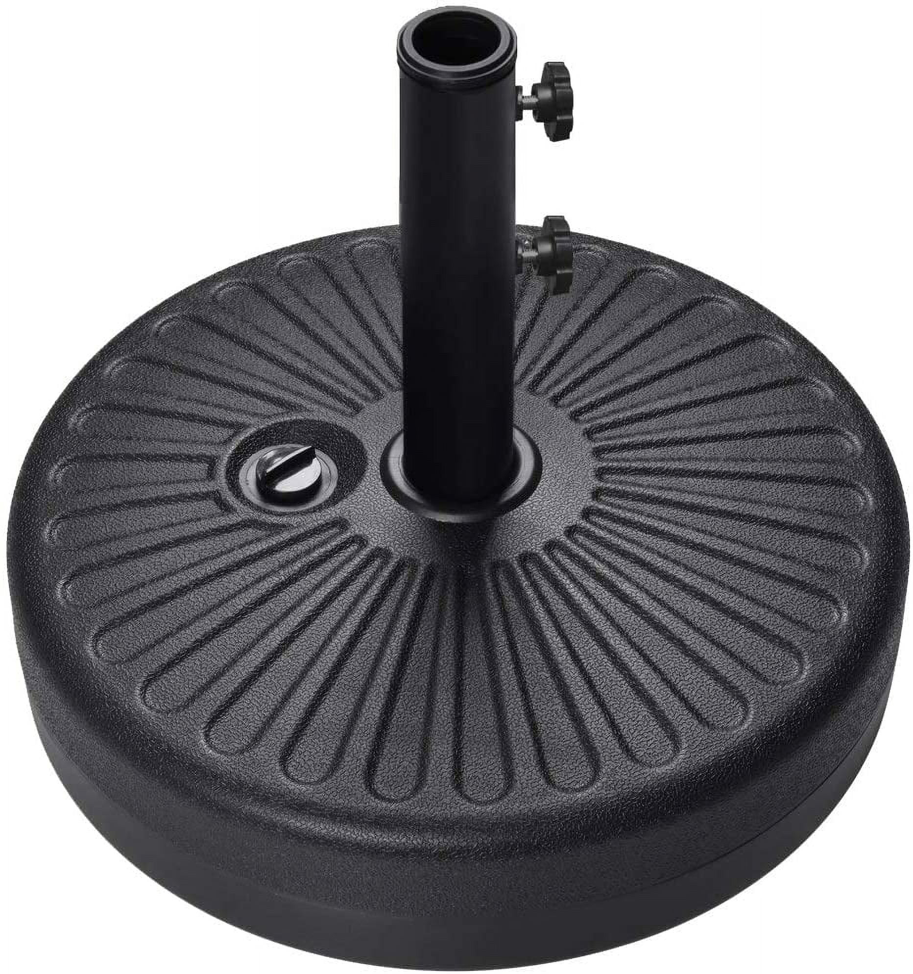 Elite Large Heavy Fillable Plastic Umbrella Base, Market Patio Outdoor ...