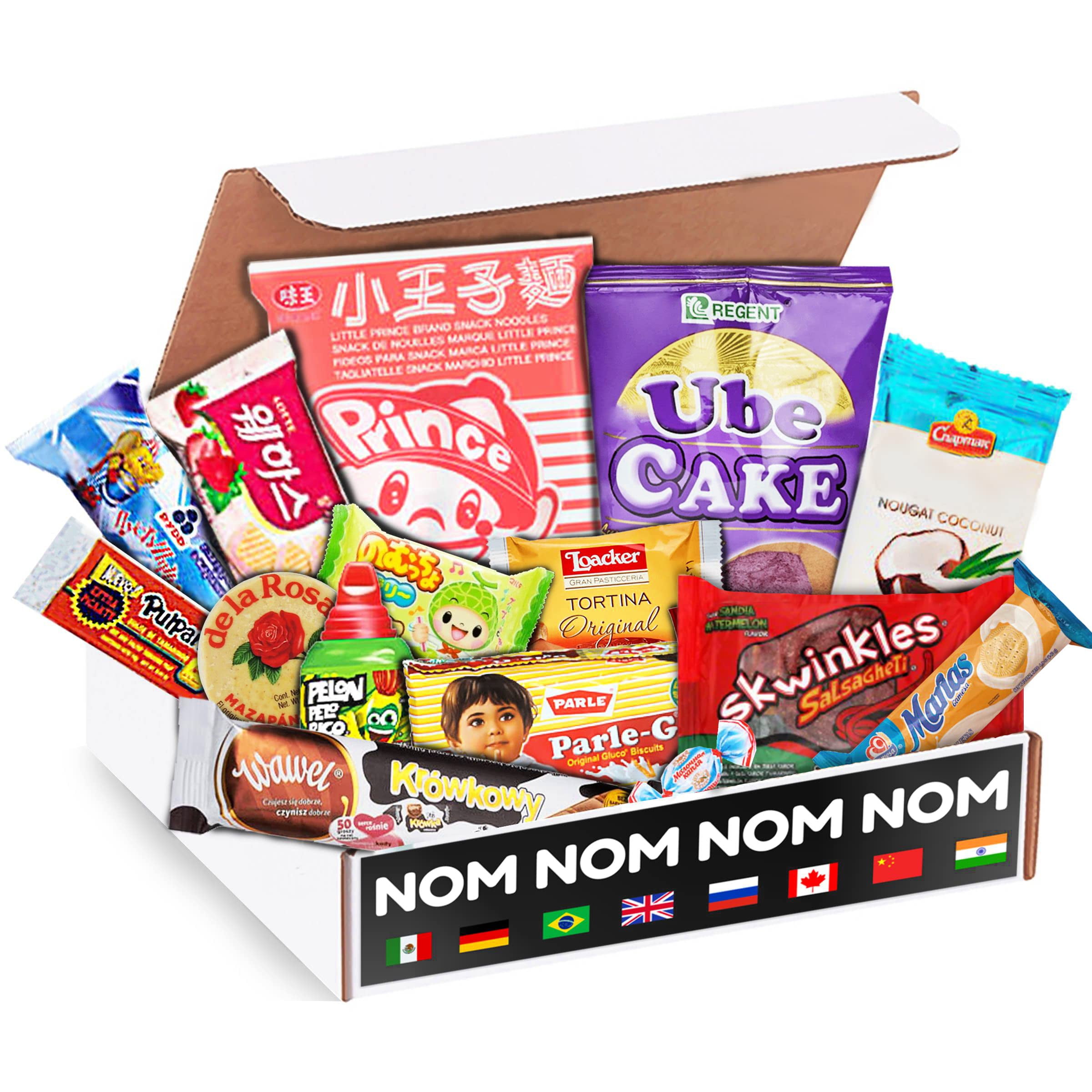 Elite World Snack Sampler Box - 30+ Foreign snacks and global candies ...