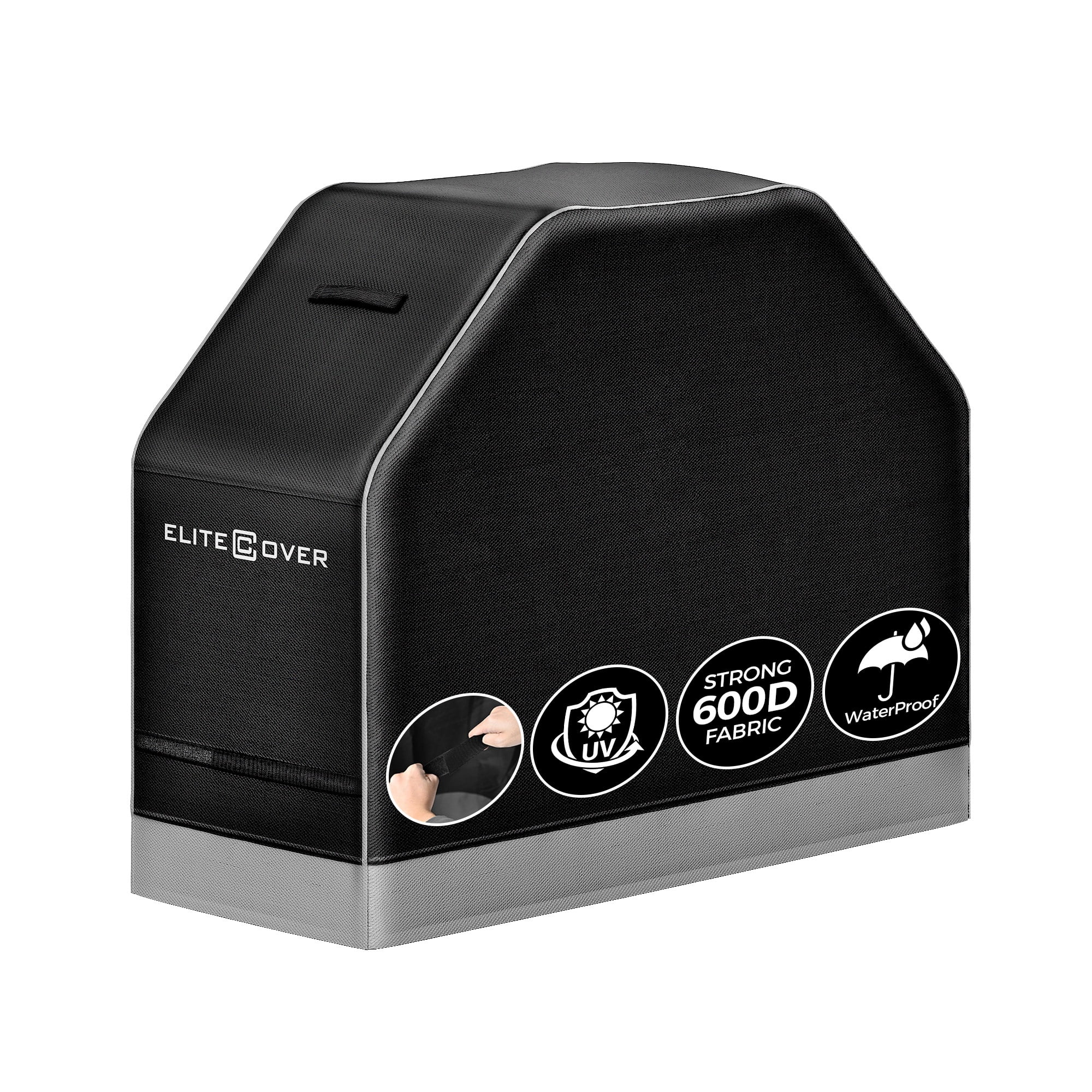 EliteCover Grill Cover Heavy Duty 52" Waterproof BBQ Cover Fits Weber ...