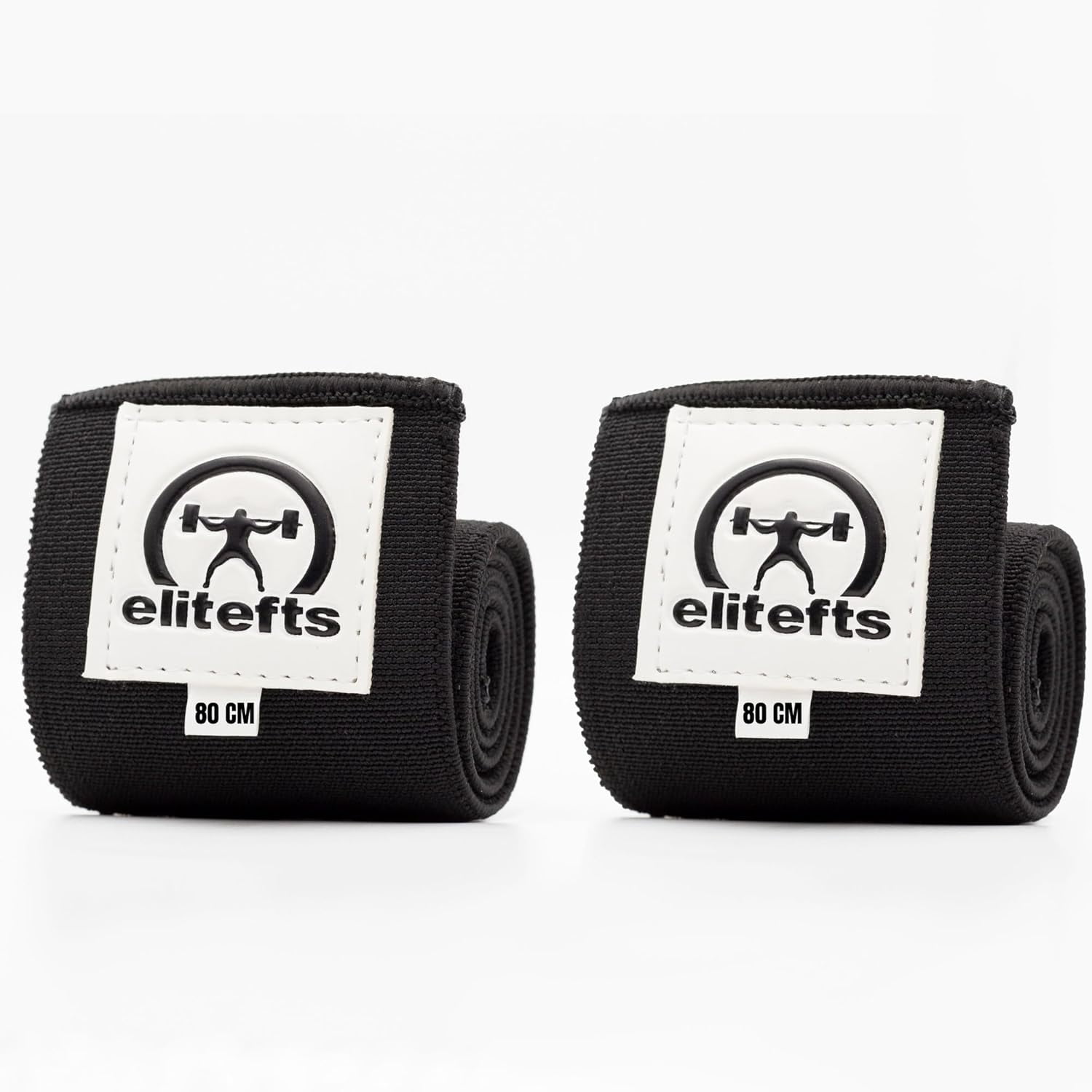 EliteFTS Super Heavy Wrist Wraps Black 80cm - Professional Quality ...