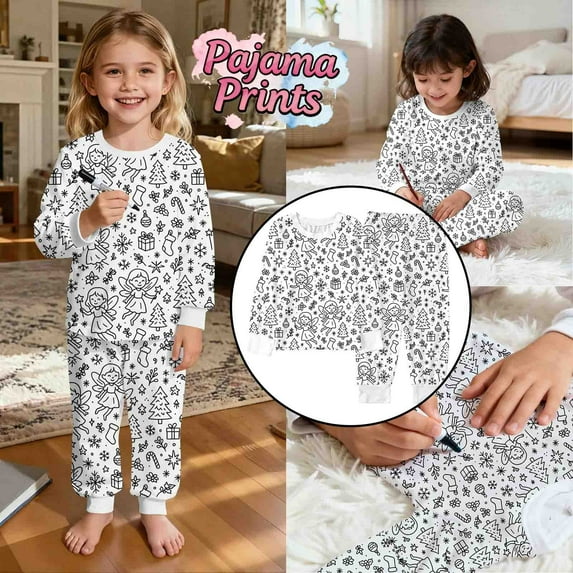 EliteGoogv Boy Girls Coloring Fall Spring Clothes set With Markers ...