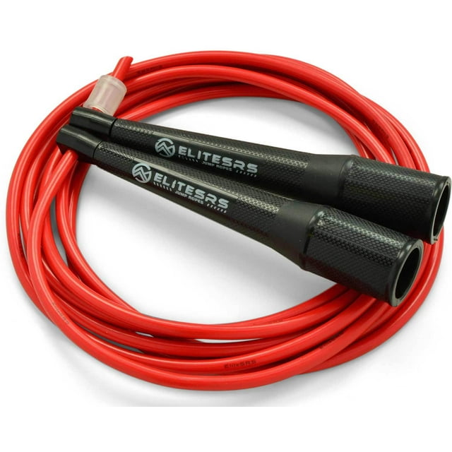 EliteSRS, Boxer 3.0 - Adjustable Jump Rope for Fitness & Training - Red ...