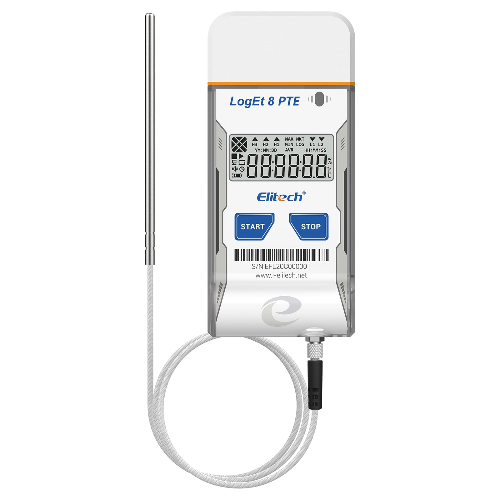 Elitech Temperature Data Logger Wide Temperature Range Recordable ...