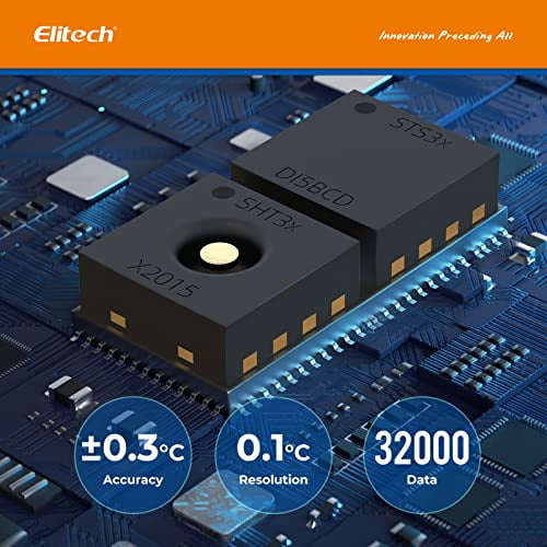 Elitech Tlog 100EH Digital Temperature Humidity Data Logger Reusable Temperature Recorder PDF ...