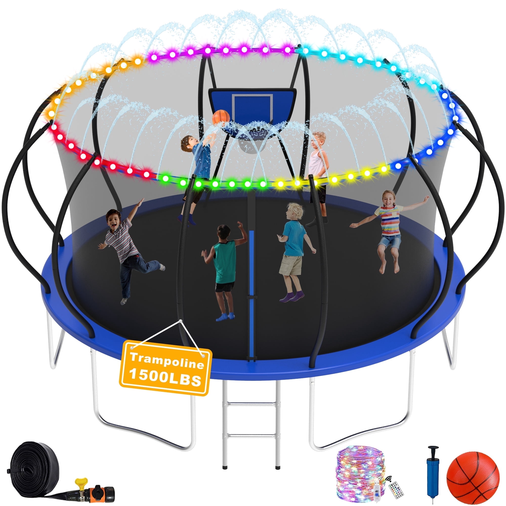 Elitezip Trampoline for Kids and Adults, 8 FT 10FT 12FT 16FT 14FT ...