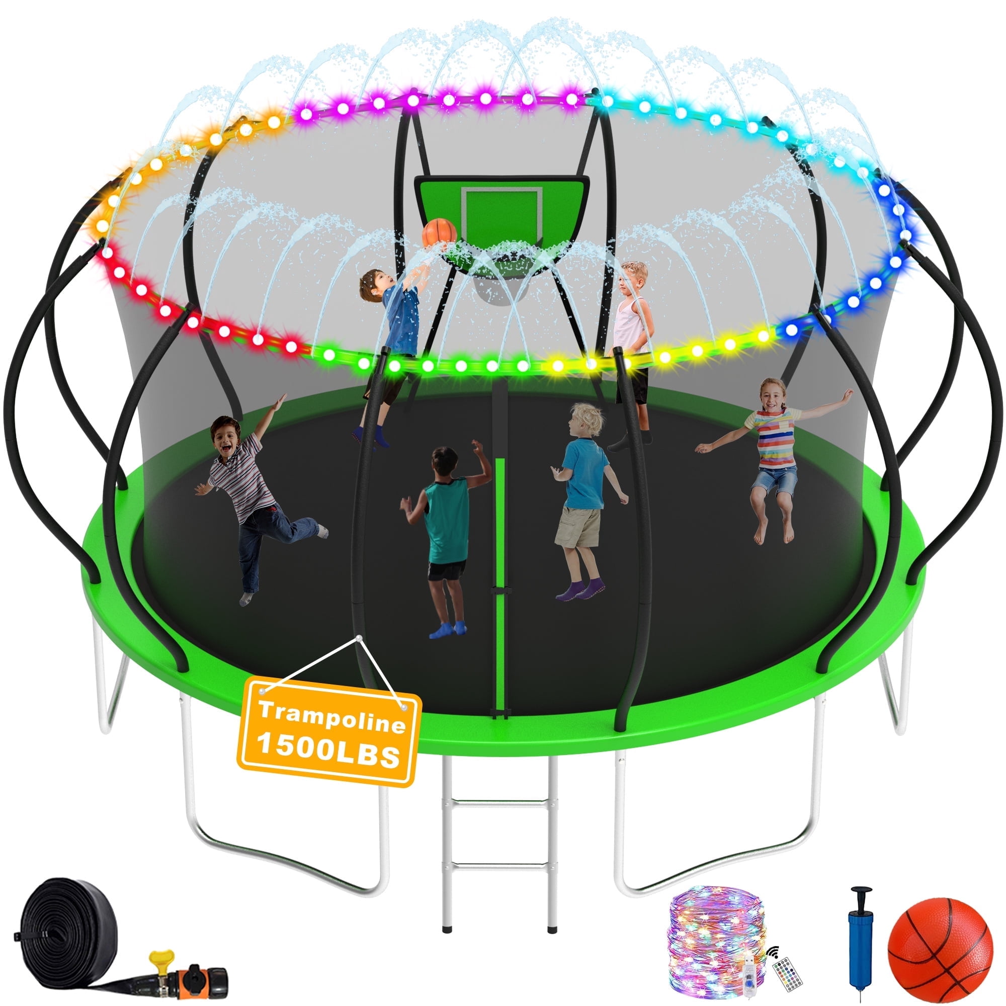 Elitezip Trampoline for Kids and Adults, 8 FT 10FT 12FT 16FT 14FT ...