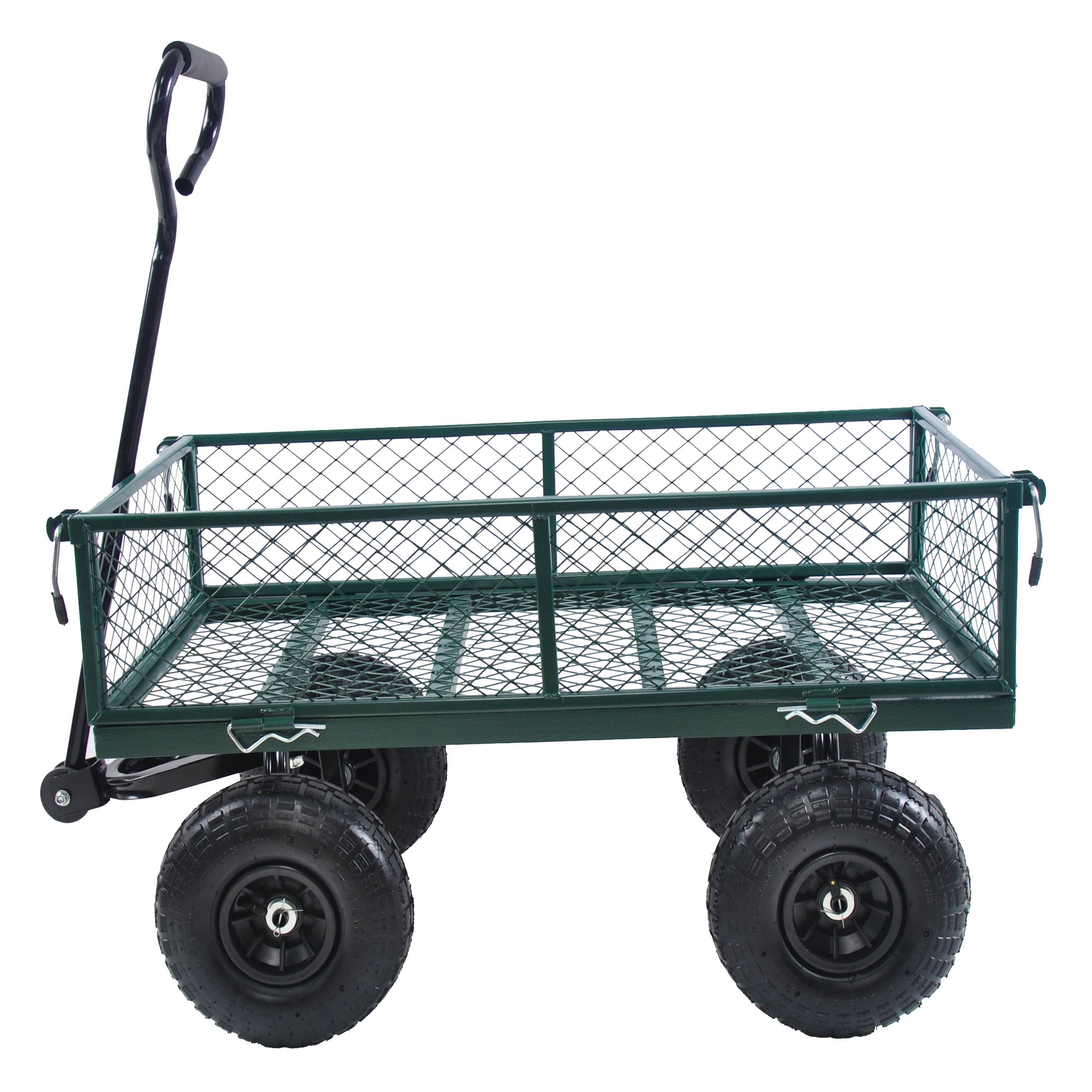 Elitezip Collapsible Wagon Heavy Duty Outdoor with Wheels, Garden Cart ...