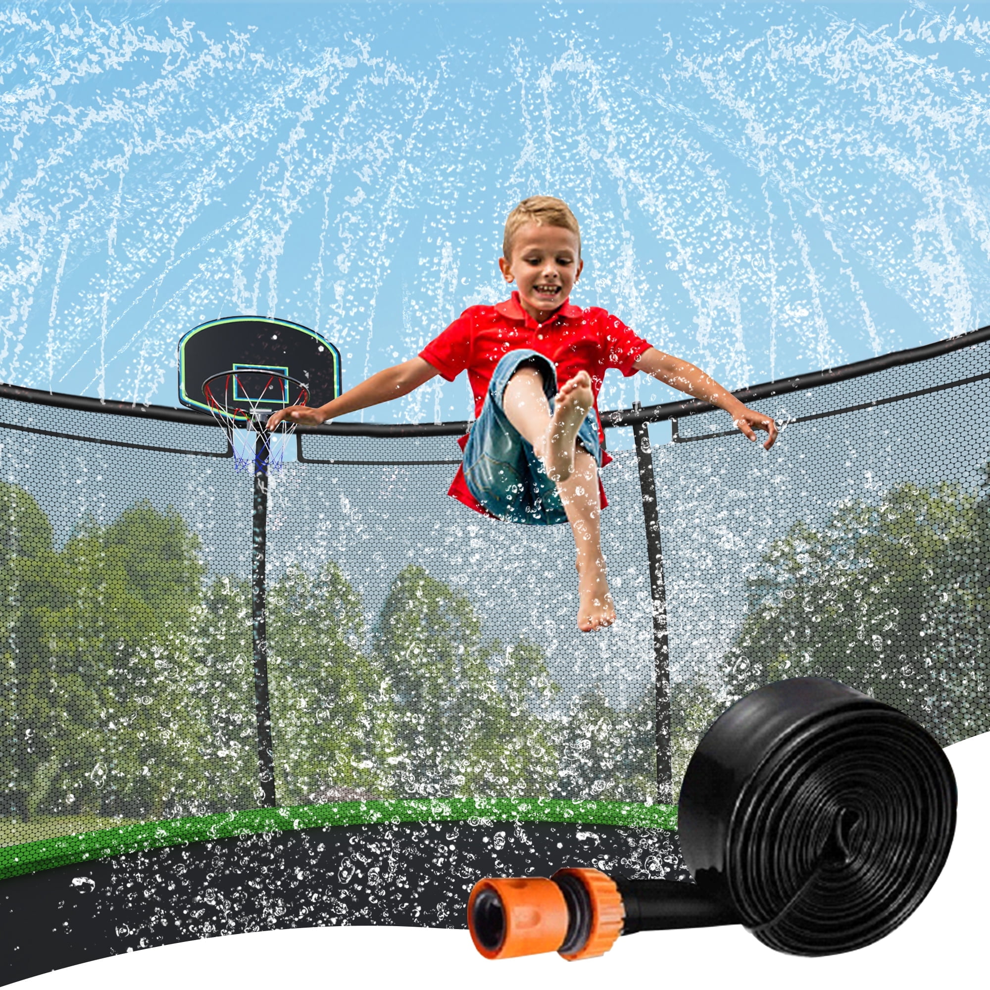 Elitezip Trampoline Sprinklers, Garden Sprinklers, 360 Degree Rotating ...