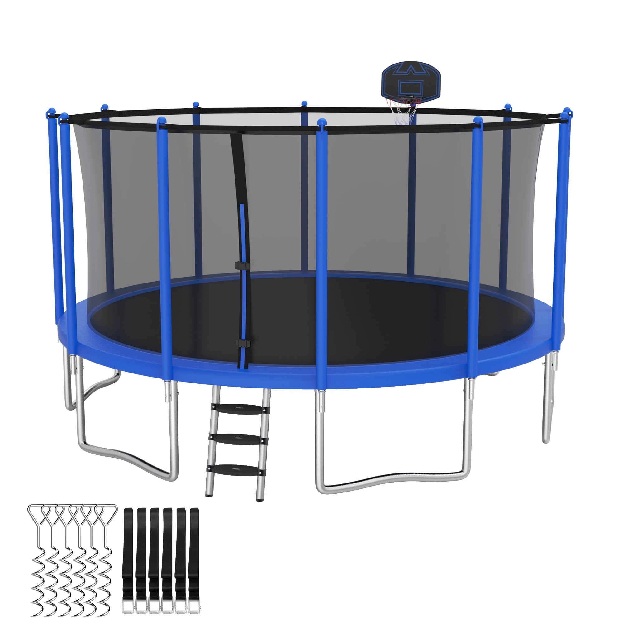 Elitezip Trampolines 14FT 15FT 16FT, Trampolines for 4-6 Kids/1-2 ...