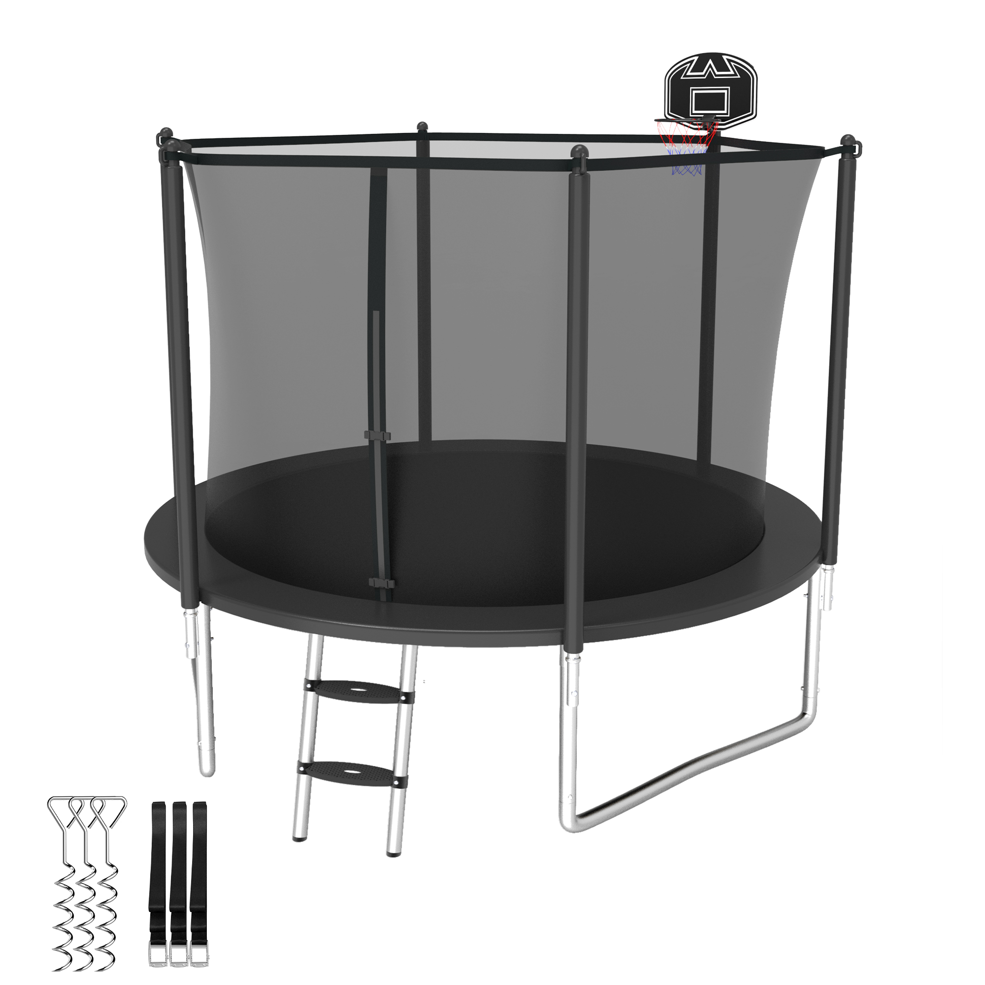 Elitezip Trampolines for Kids, 10FT 14FT 16FT Outdoor Trampolines with ...