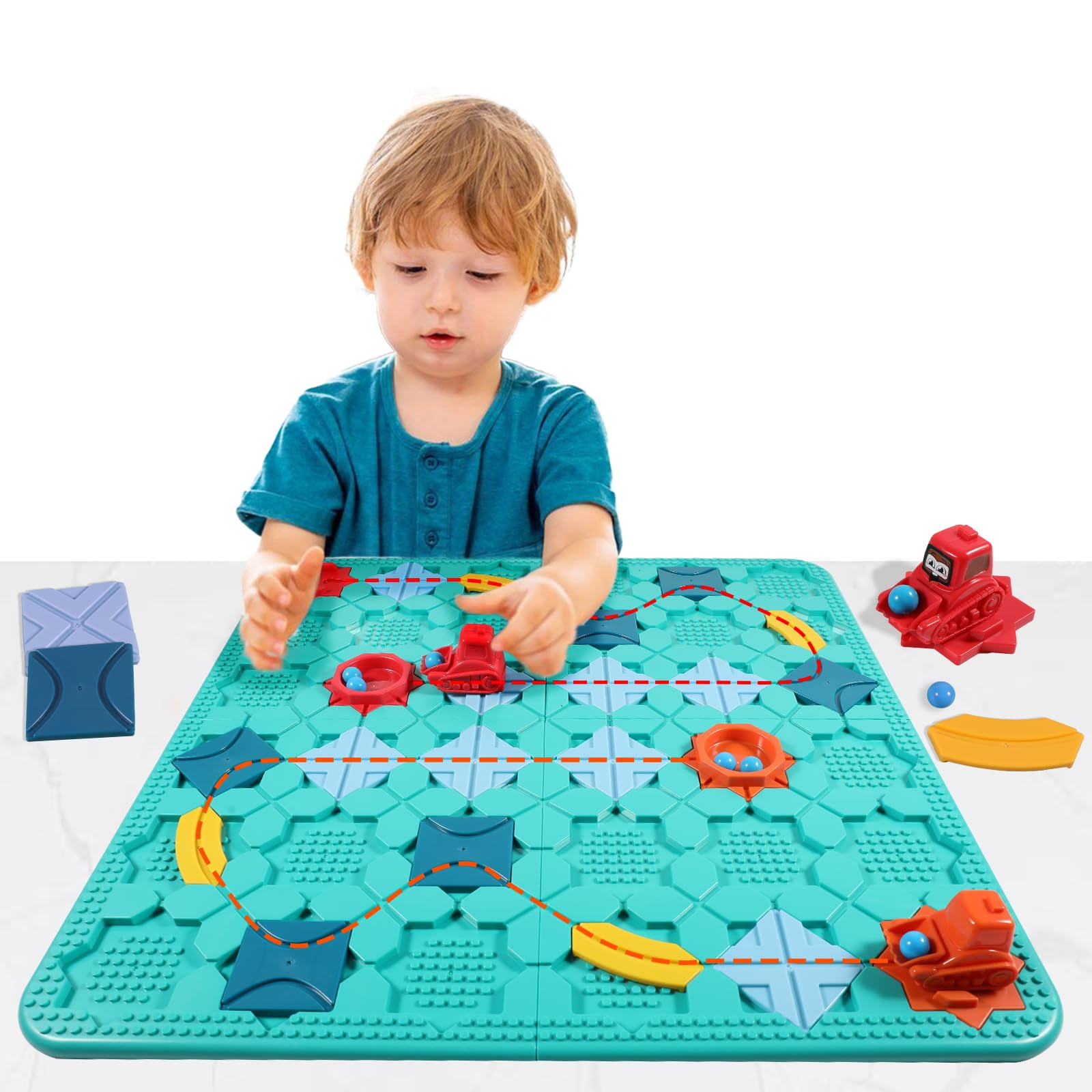 Elitoky Kids Board Games STEM Toys, BSL1 Logic Road Builder Brain ...