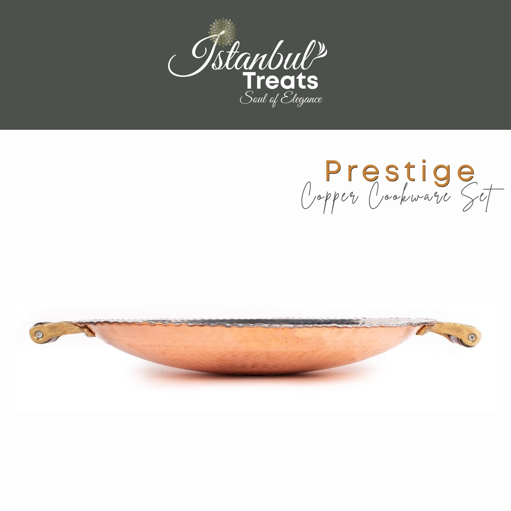 Elitura Handmade Copper Wok Pan – 13.4 Inch (34 cm), 100% Pure Copper ...