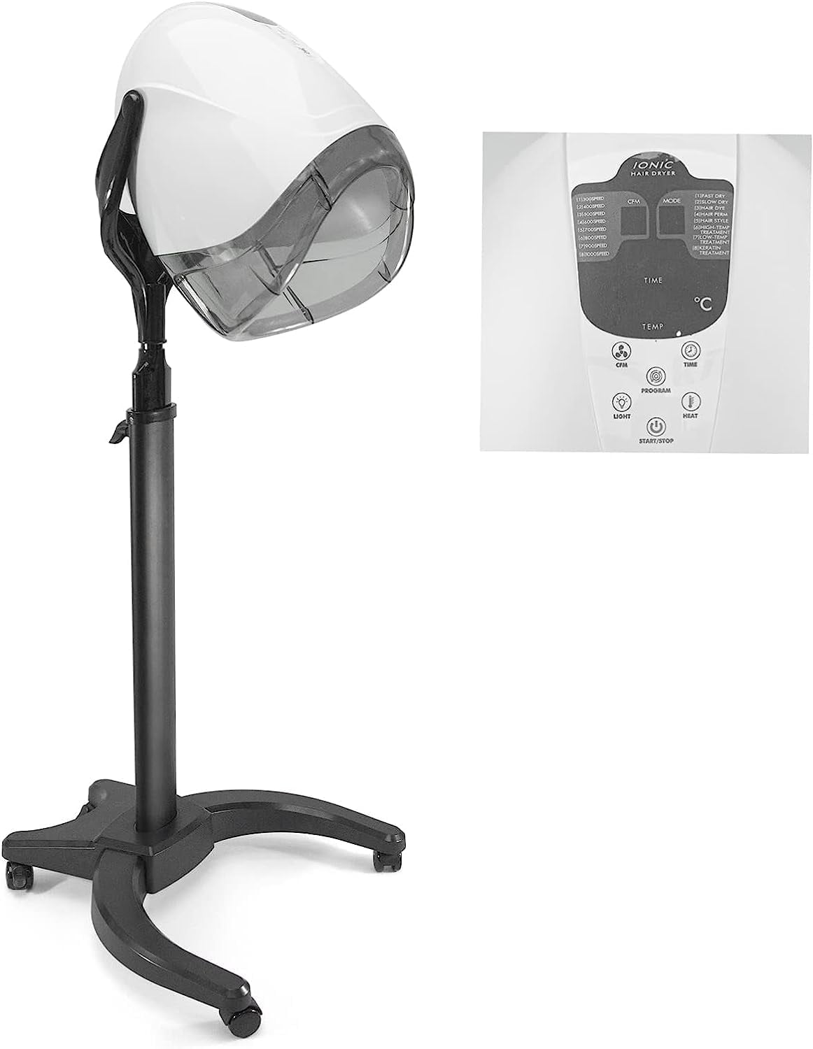 Elitzia 1000W Hooded Hair Dryer Salon Standard Hair Drying Machine ...