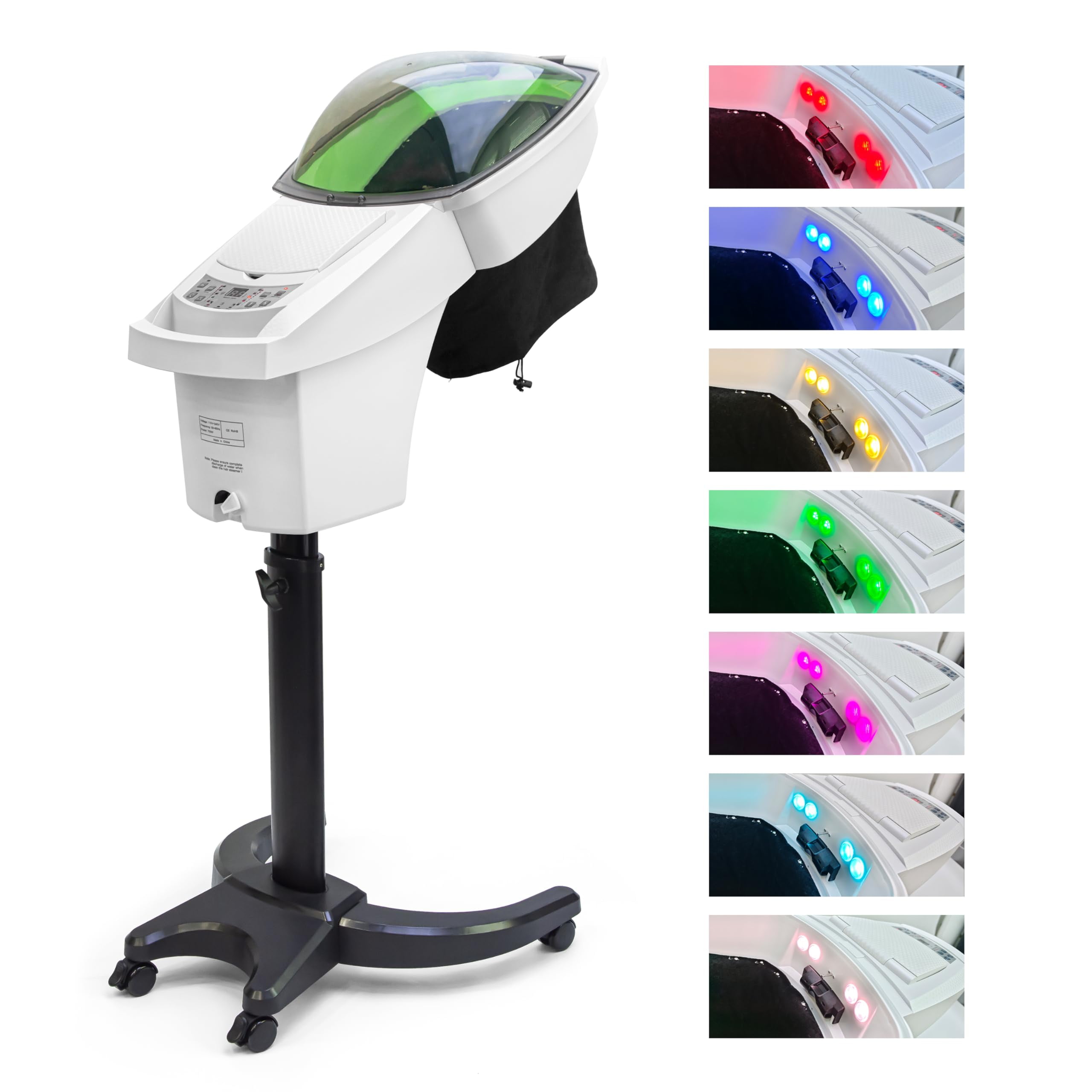 Elitzia 7 Color Hair Steamer for Black Hair Deep Conditioning ...
