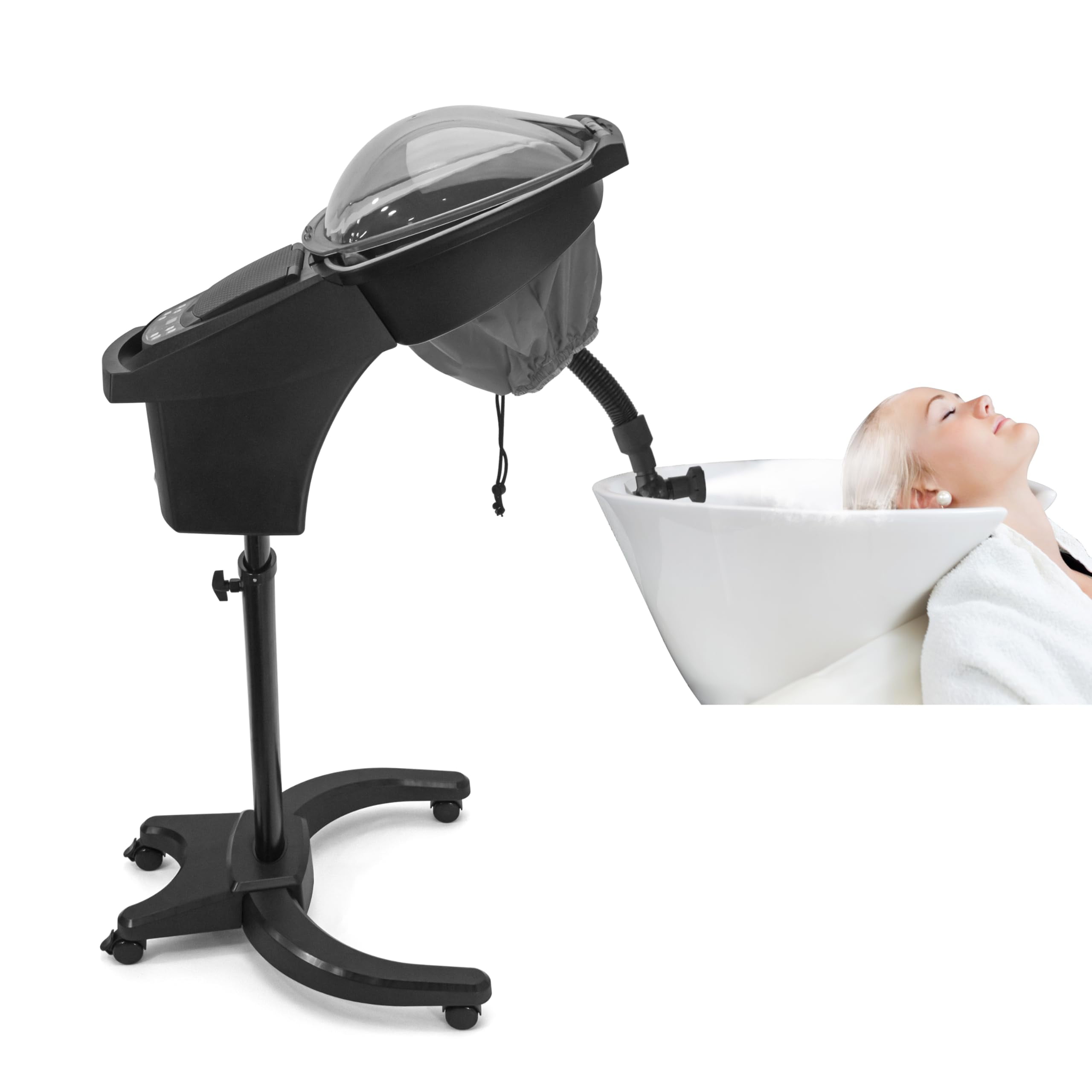 Elitzia Professional Hair Steamer - Digital Display Adjustable Steam ...