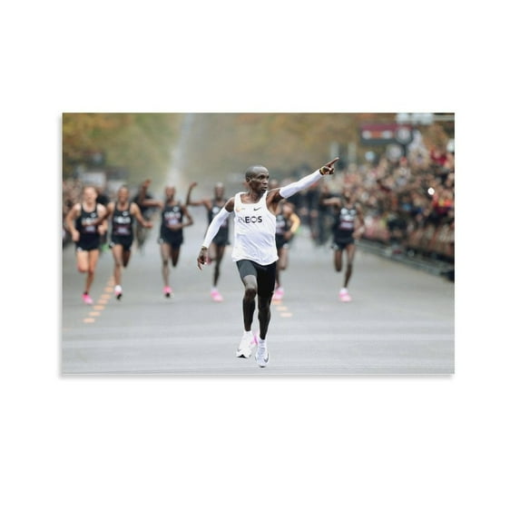 Eliud Kipchoge Canvas Poster Poster Cool Artworks Painting Wall Art ...