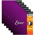 Elixir 11027 Acoustic 80/20 Nano Custom Light 11-52 (6 Pack Bundle) - Walmart.com