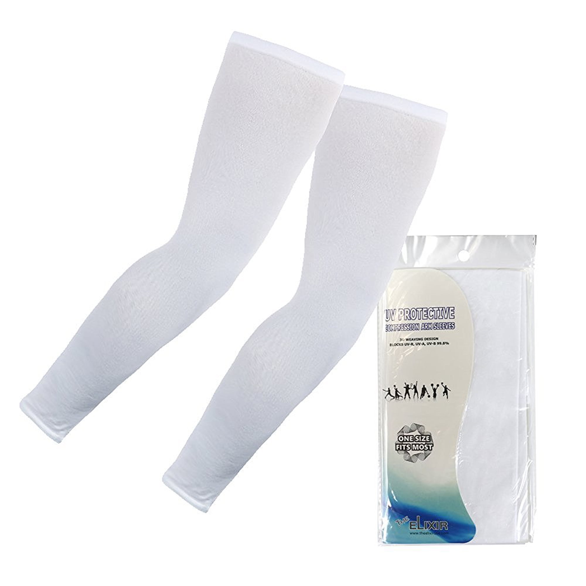 Elixir Arm Cooler Cooling Sleeves UV Protective Compression Arm Sleeves ...