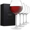 Elixir Glassware Crystal Wine Glasses - 22oz x 4 - Red & White Wine ...