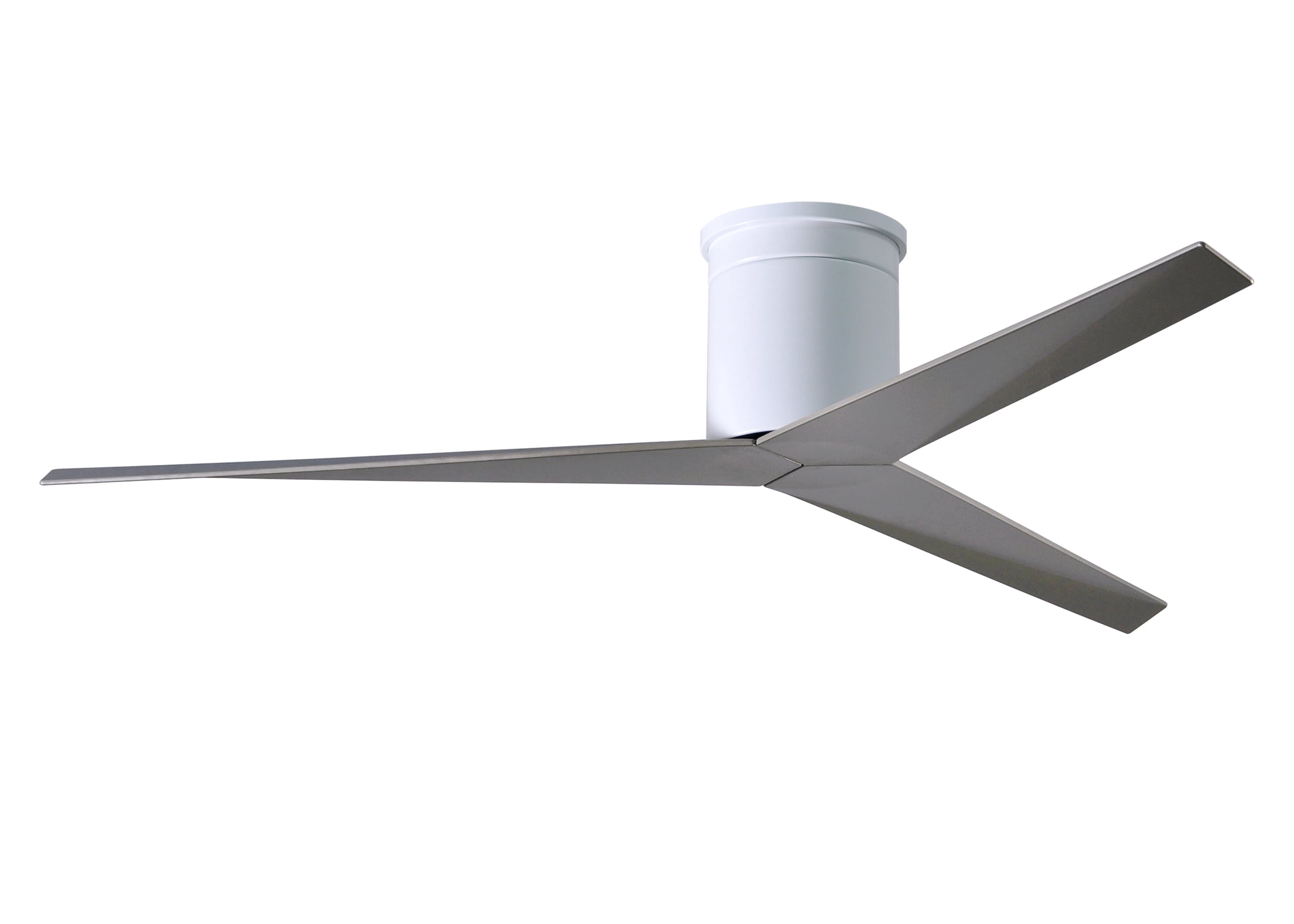 Eliza-H 3-blade ceiling mount paddle fan in Gloss White finish with ...