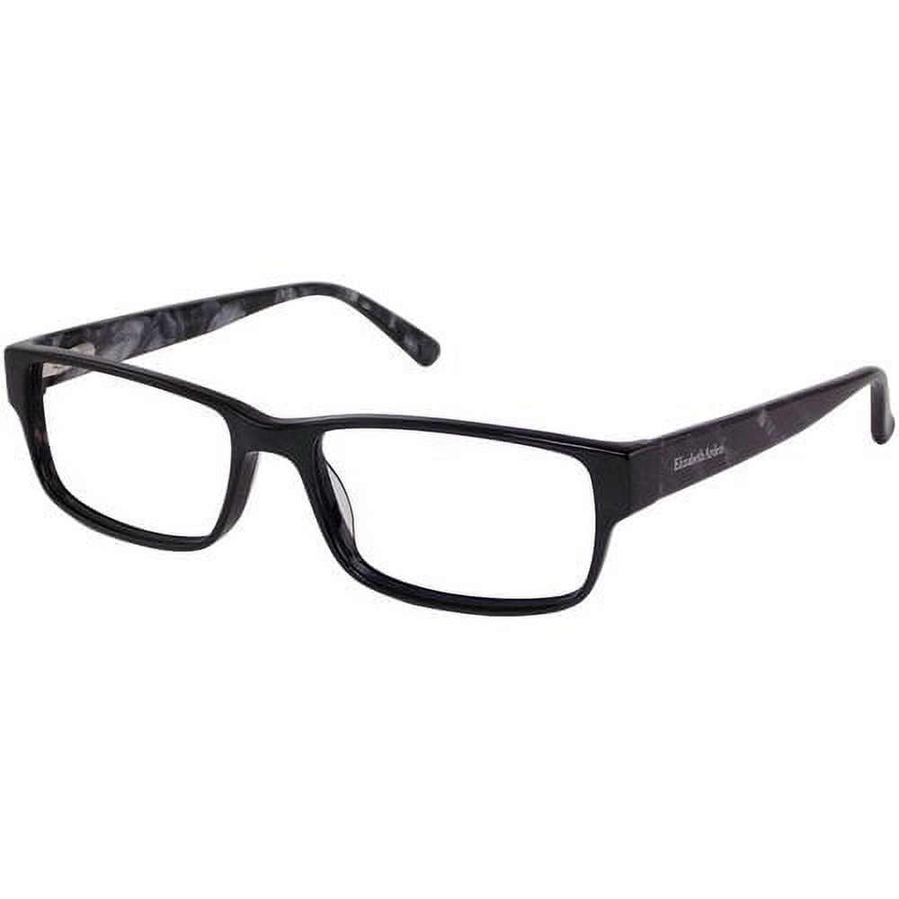 Elizabeth Arden Women's Rectangular Eyeglasses, EA1122, Black, 54-16 ...