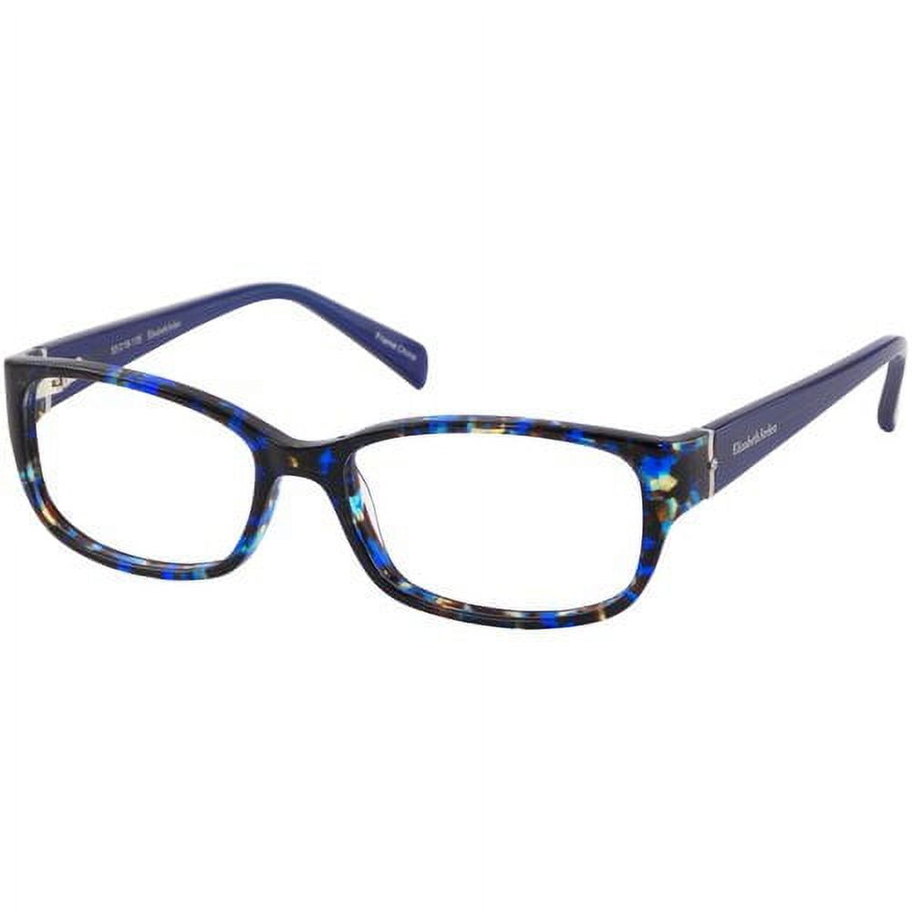 Elizabeth Arden Women's Rectangular Eyeglasses, EA6060, Blue, 53-16-135 ...