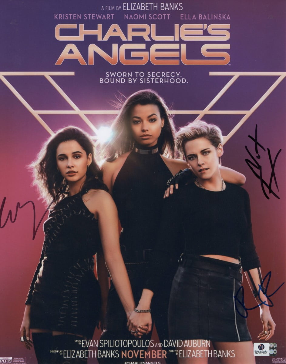 Elizabeth Banks Nat Faxon Signed Autograph 11X14 Photo Charlie's Angels ...