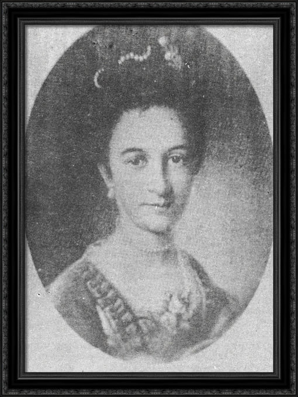 Elizabeth Calvert 28x36 Large Black Ornate Wood Framed Canvas Art by ...