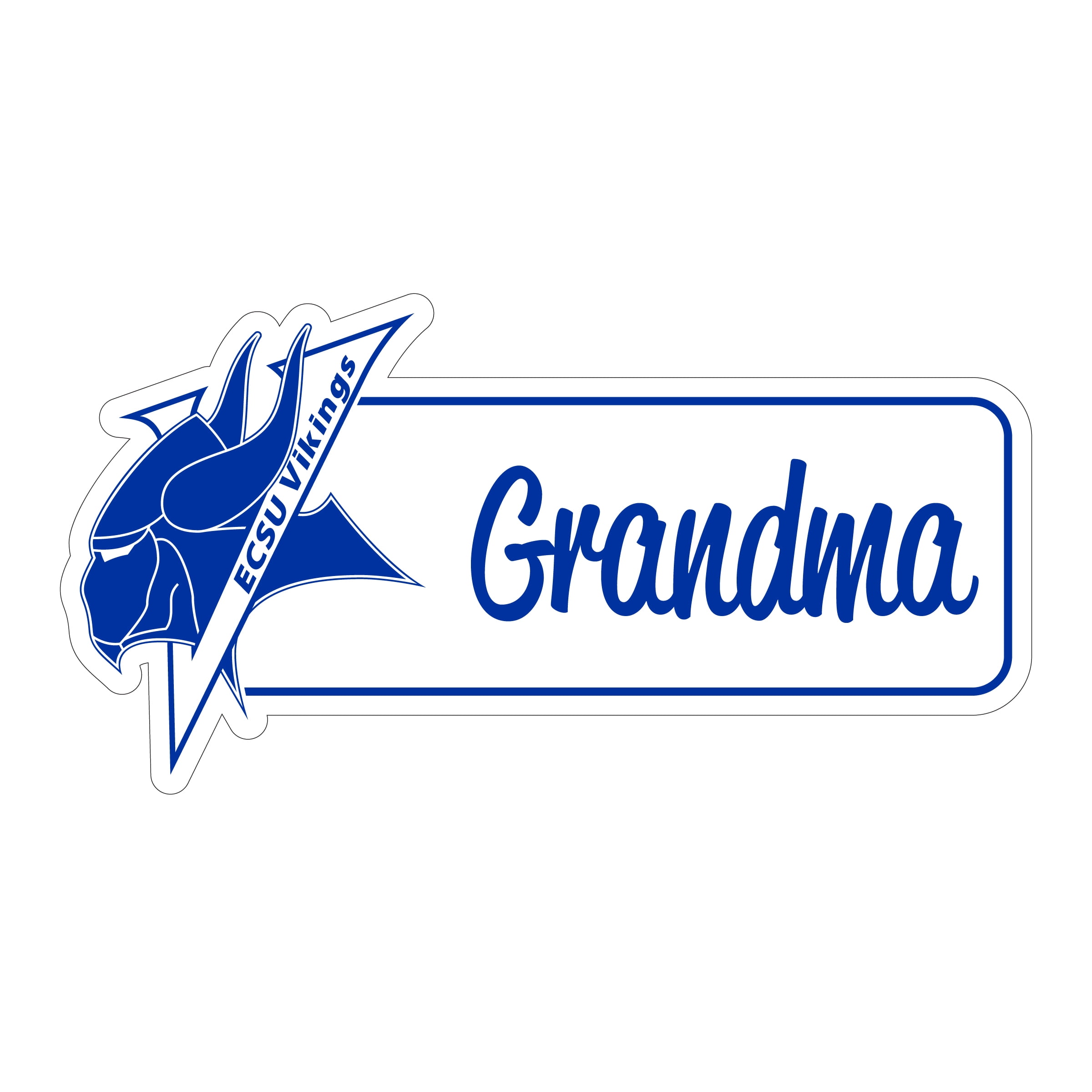 Elizabeth City State University Proud Grandma Die Cut Decal Officially ...
