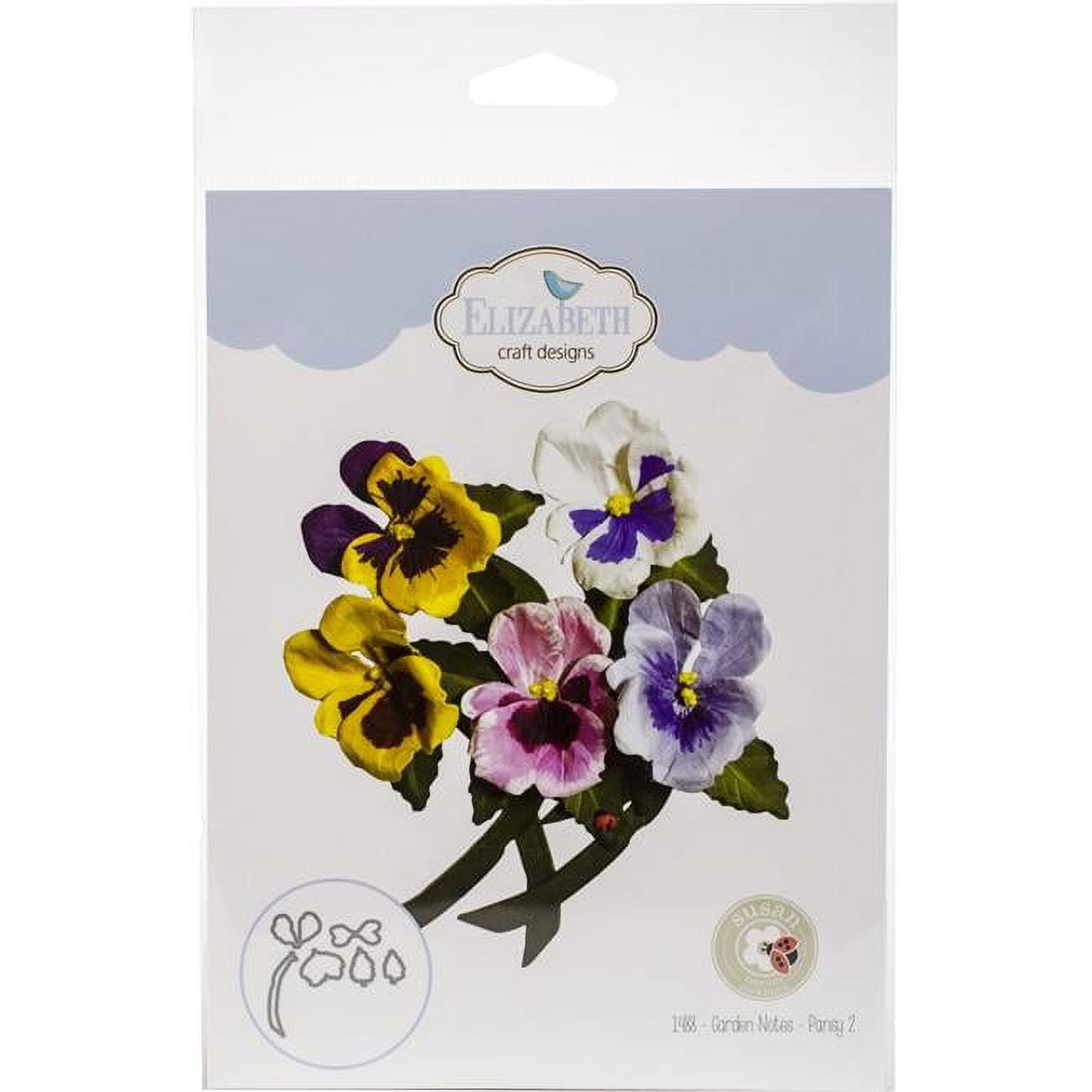 Elizabeth Craft Designs EC1488 Pansy 2 Elizabeth Craft Die - Walmart.com