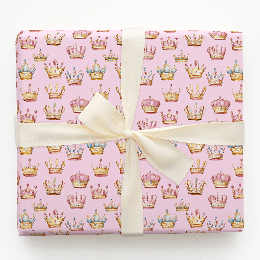 Elizabeth Crown - Christmas Wrapping Paper Roll - Gift Wrap for ...