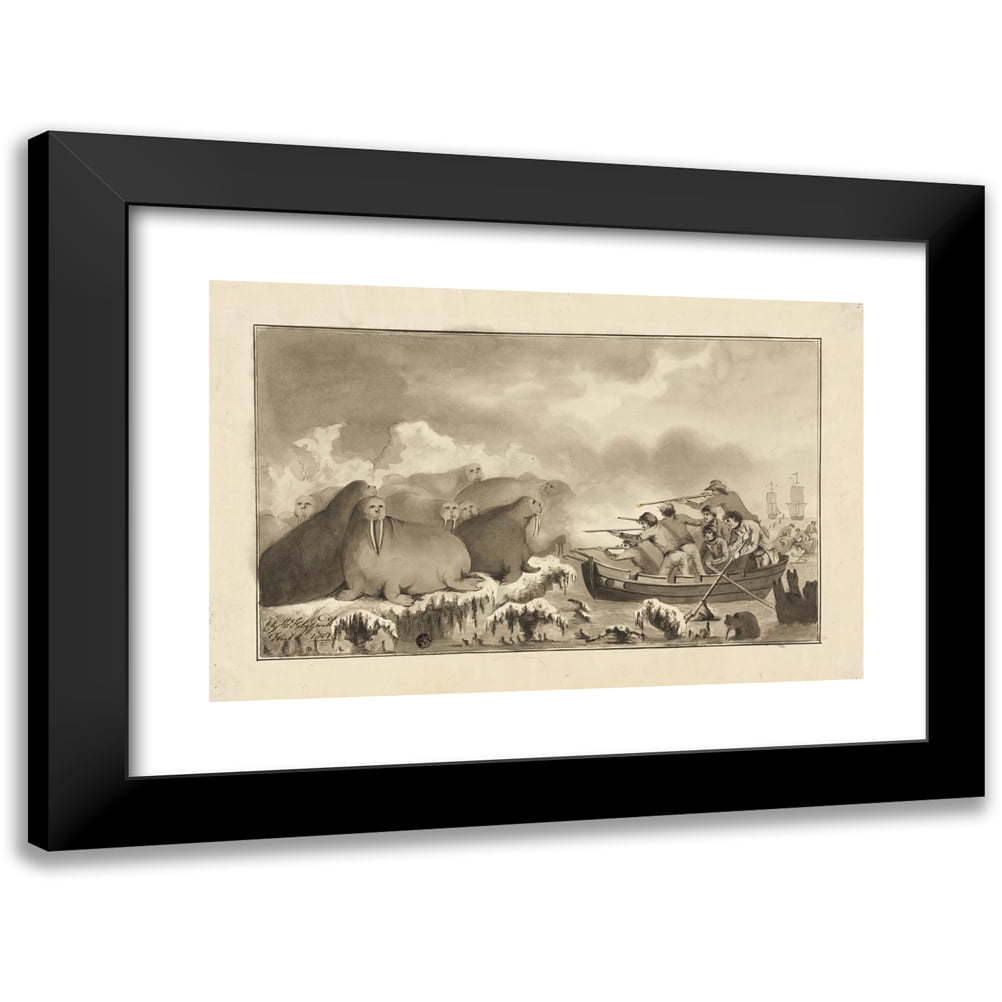 Elizabeth Fitzgerald 14x11 Black Modern Framed Museum Art Print Titled ...