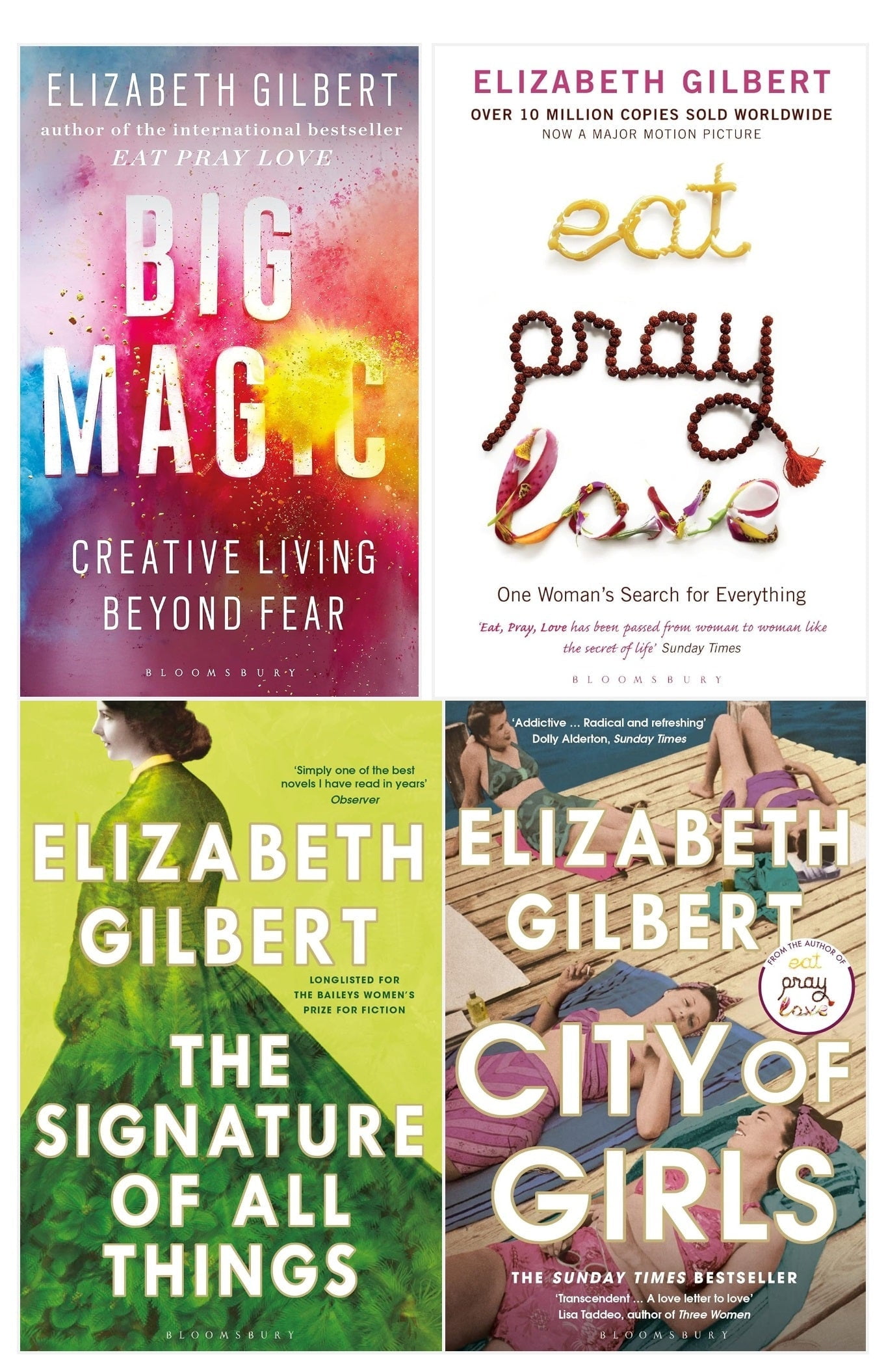 Elizabeth Gilbert 4 Books Collection Set (The Signature of All Things ...
