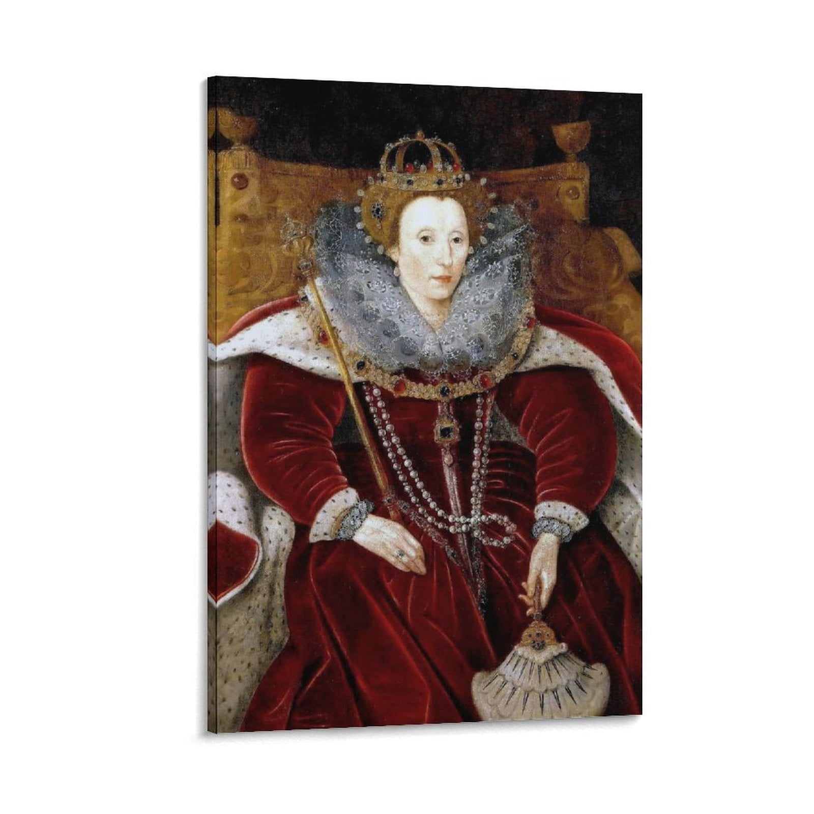 Elizabeth I Poster 3 Canvas Poster Wall Art Picture Prints Hanging ...