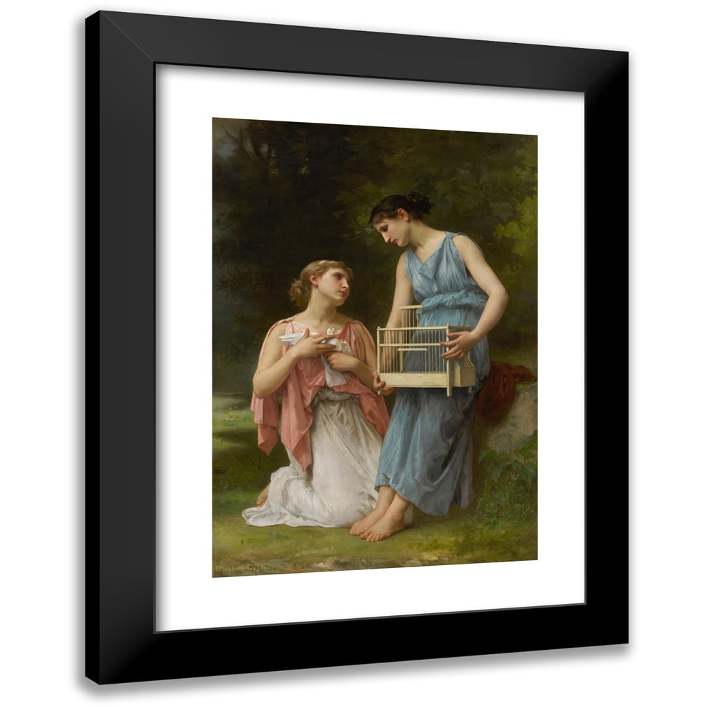 Elizabeth Jane Gardner Bouguereau 11x14 Black Modern Framed Museum Art Print Titled - La Captive ...