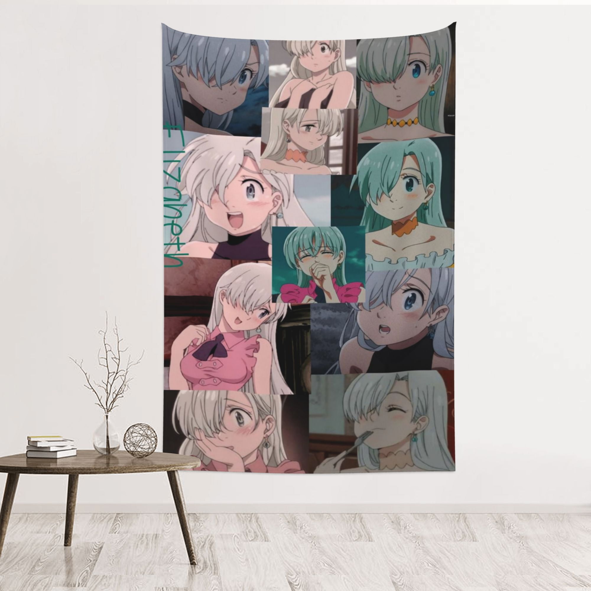 Elizabeth Liones Anime Tapestry-Anime Poster Wall Art-Anime Birthday ...