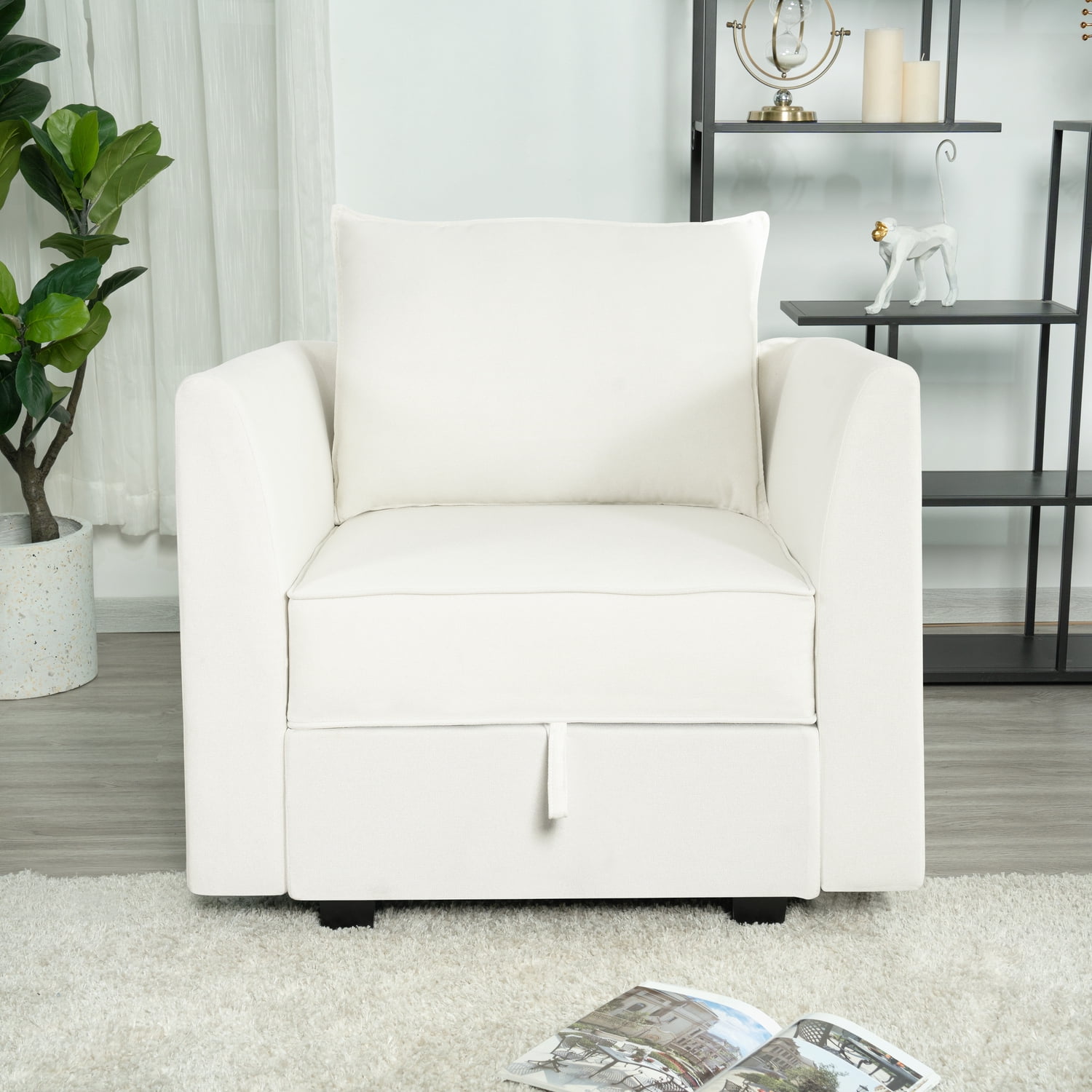 Elizabeth Modern DIY Collection-Fabric:Linen,Finish:White Down,Style ...