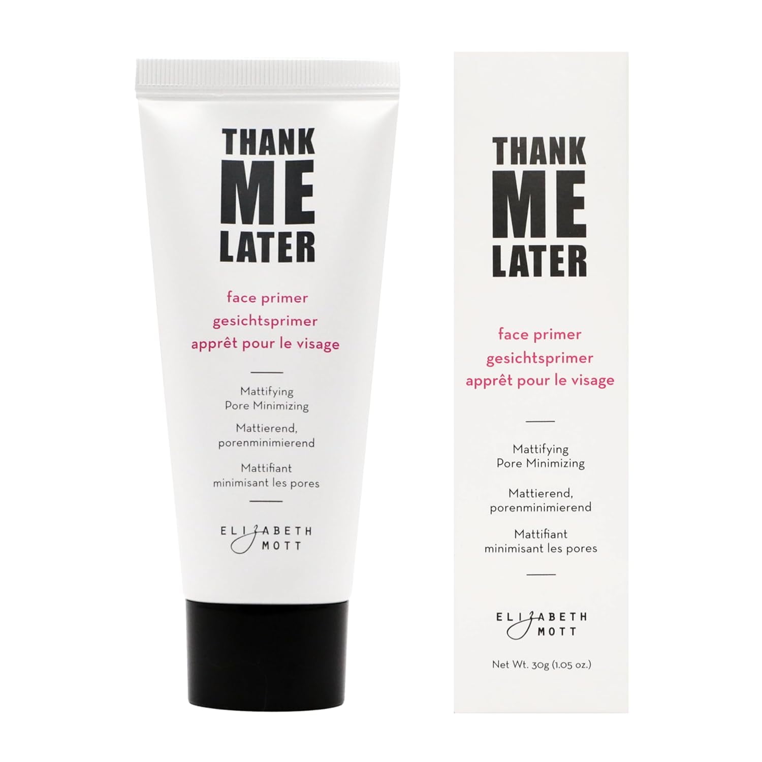 Primer for Oily Skin Elizabeth Mott Thank Me Later - Matte Finish ...