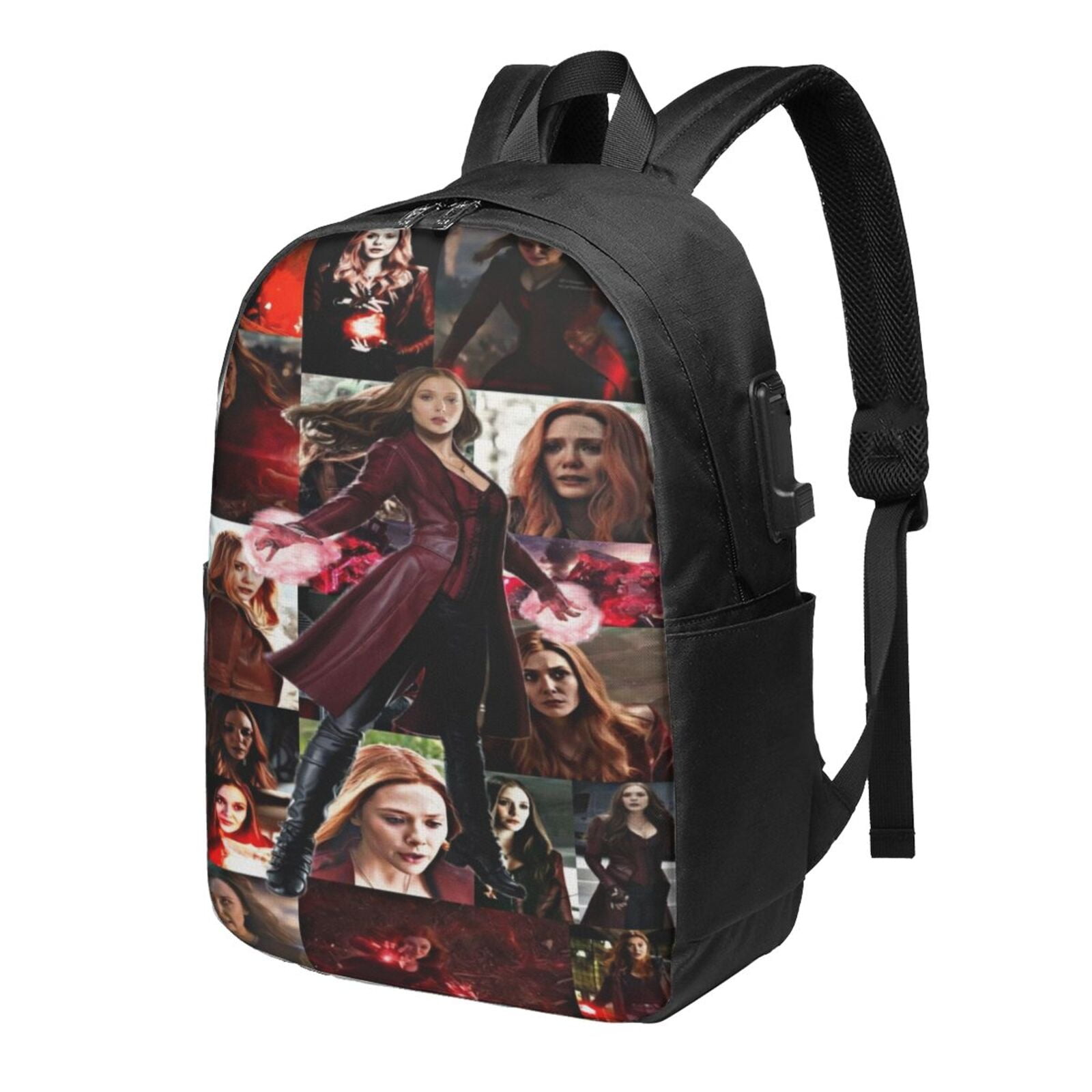 Elizabeth Olsen Cartoon Backpack Anime Print Large Capacity School ...