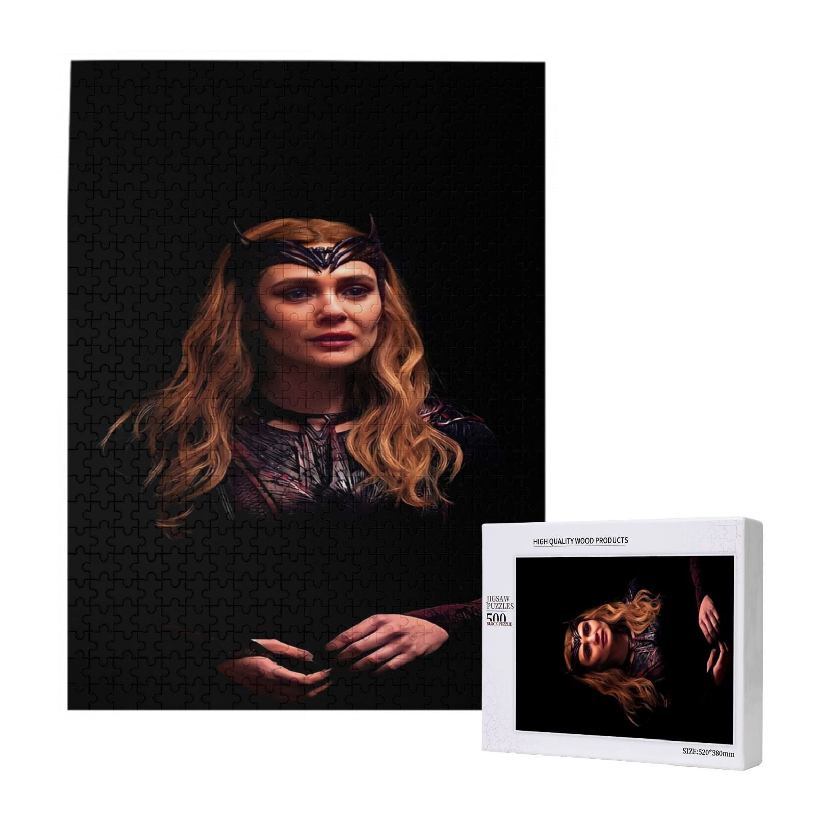 Elizabeth Olsen Jigsaw Puzzle 300 500 1000 Piece Colorful Puzzles Gifts ...