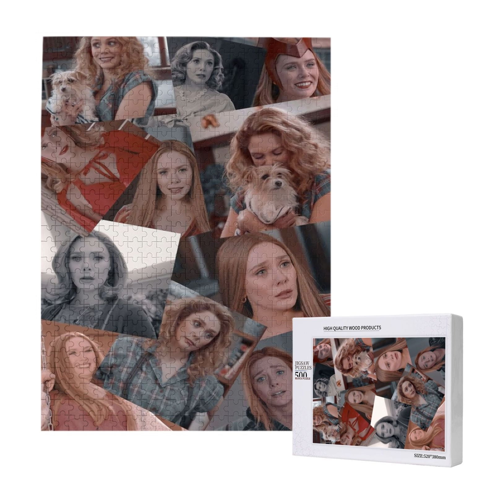 Elizabeth Olsen Jigsaw Puzzle Interactive Brain Teaser Board Game for ...