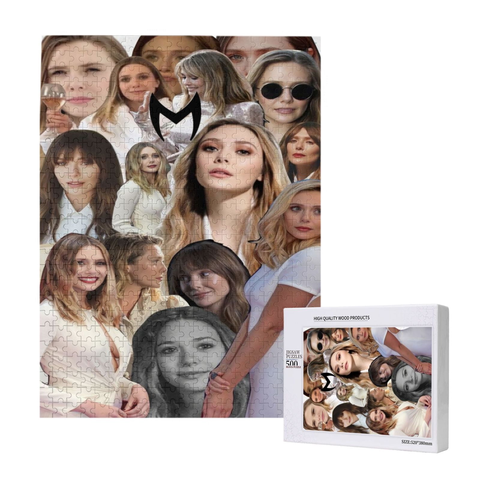 Elizabeth Olsen Jigsaw Puzzle Interactive Brain Teaser Board Game for ...